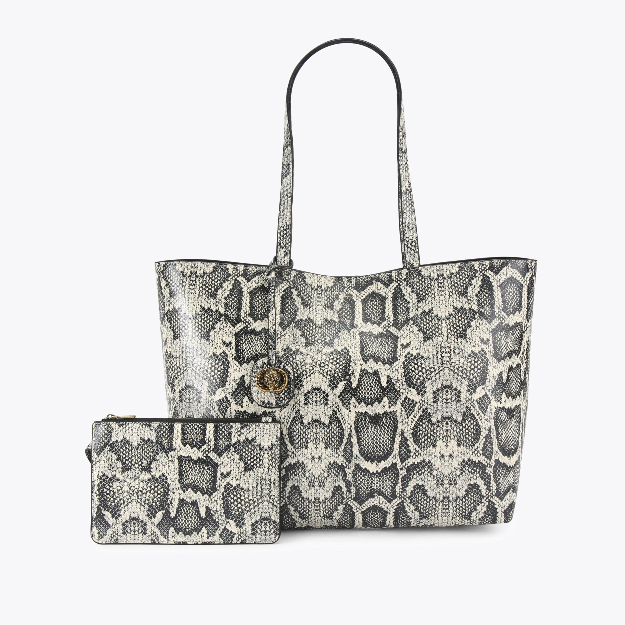 CHELSEA SHOPPER BAG Snake Skin Shopper Bag by KURT GEIGER LONDON