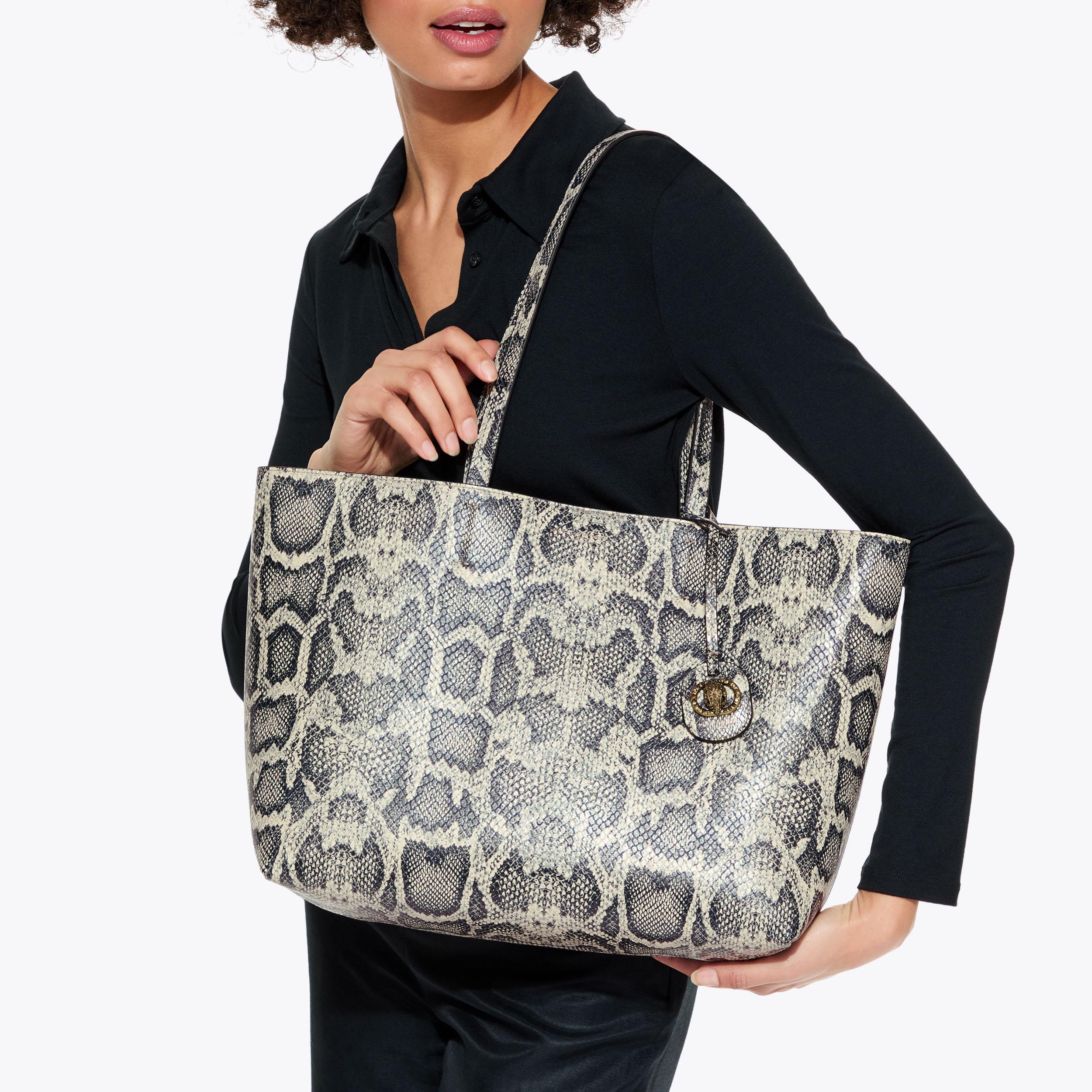 CHELSEA SHOPPER BAG Snake Skin Shopper Bag by KURT GEIGER LONDON