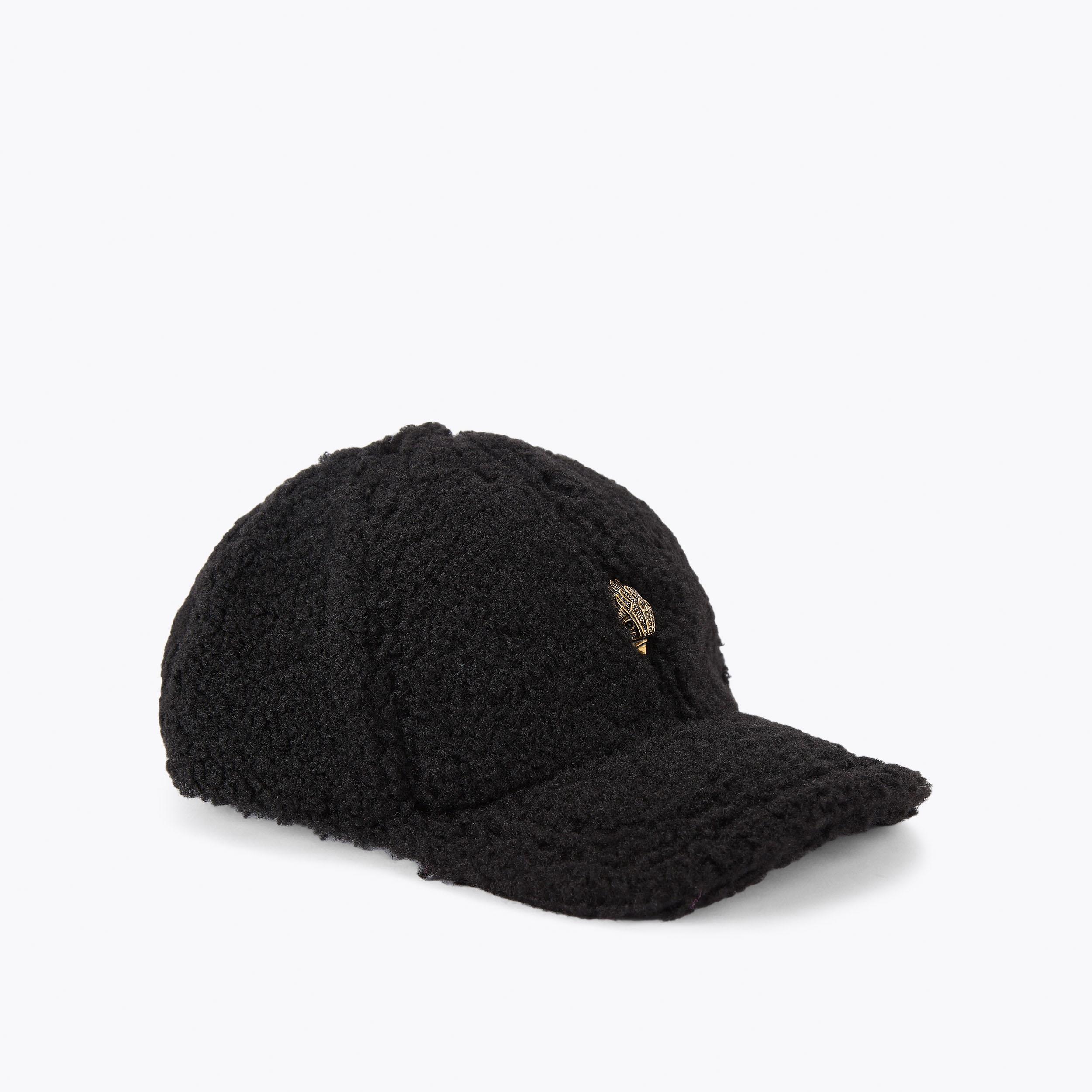 TEDDY CAP Black Teddy Cap by KURT GEIGER LONDON