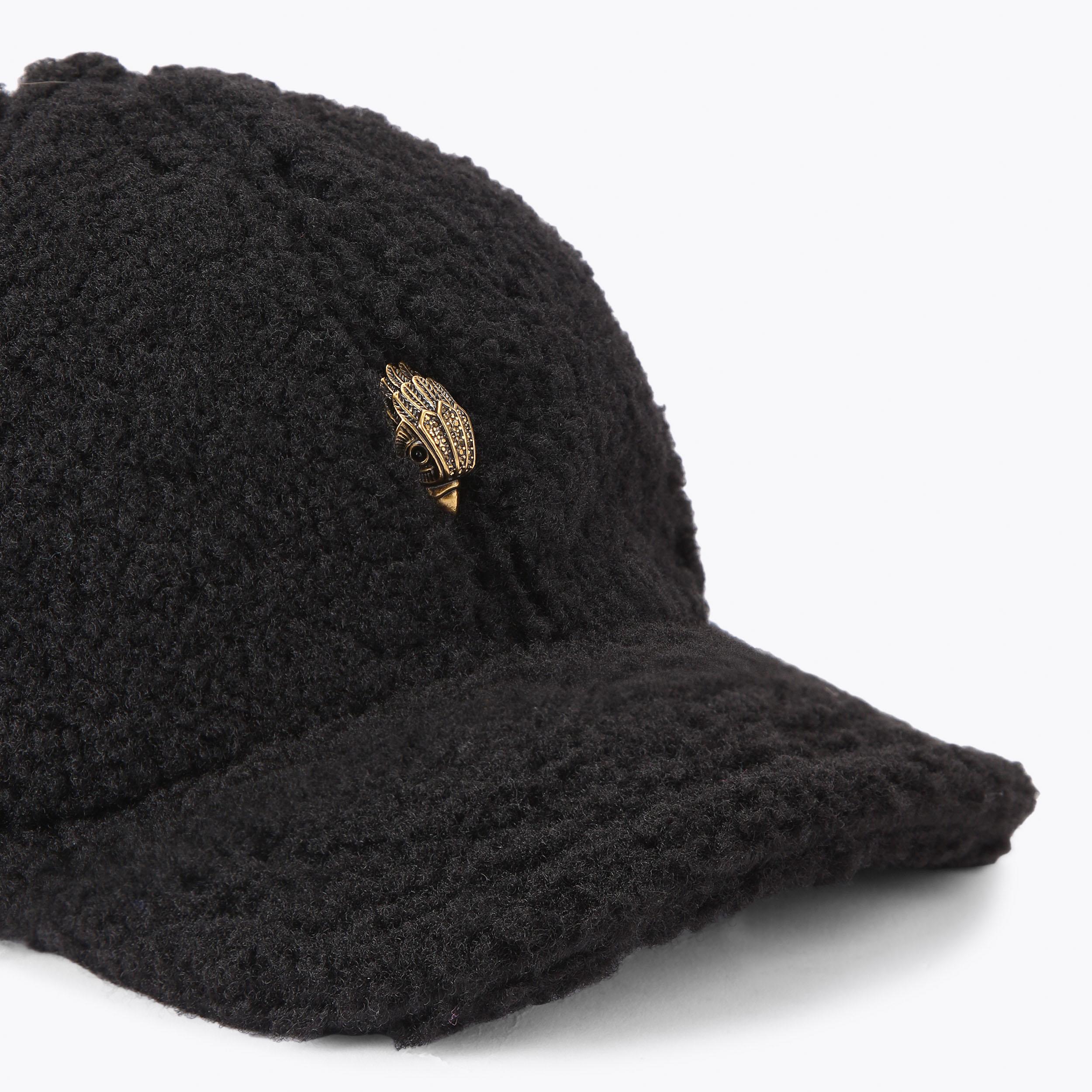 TEDDY CAP Black Teddy Cap by KURT GEIGER LONDON