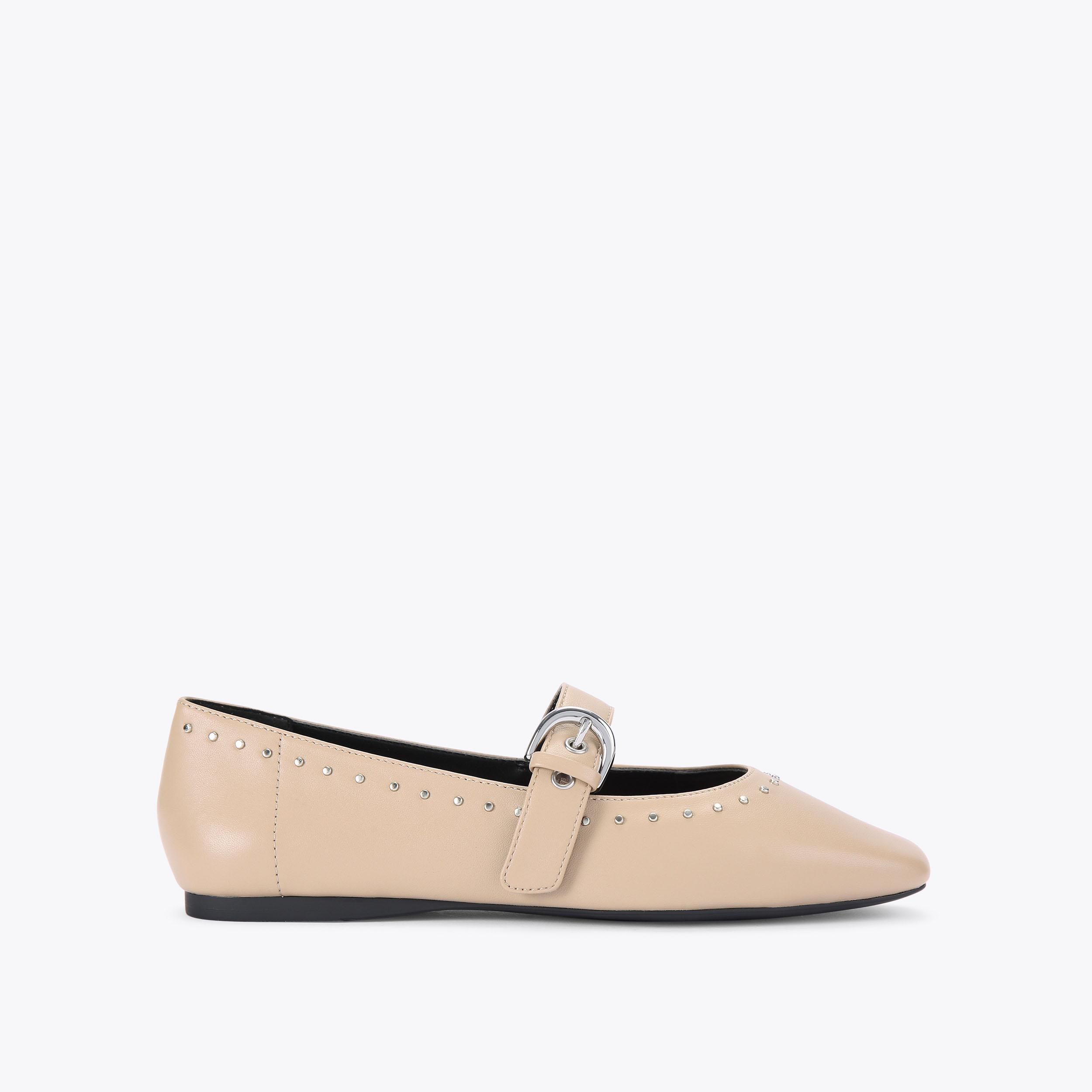 NICO STUD Taupe Mary Jane Shoe by KG KURT GEIGER