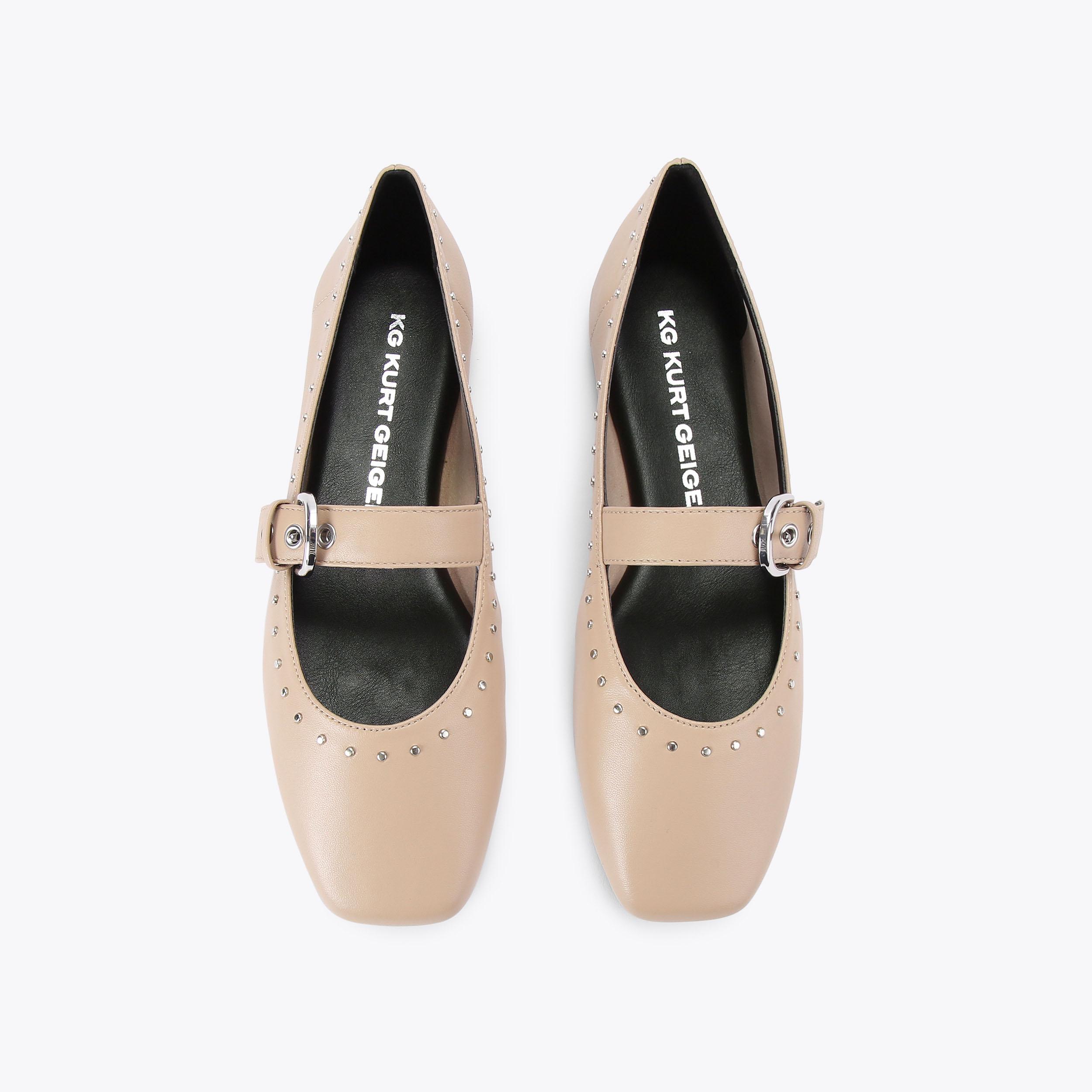 NICO STUD Taupe Mary Jane Shoe by KG KURT GEIGER