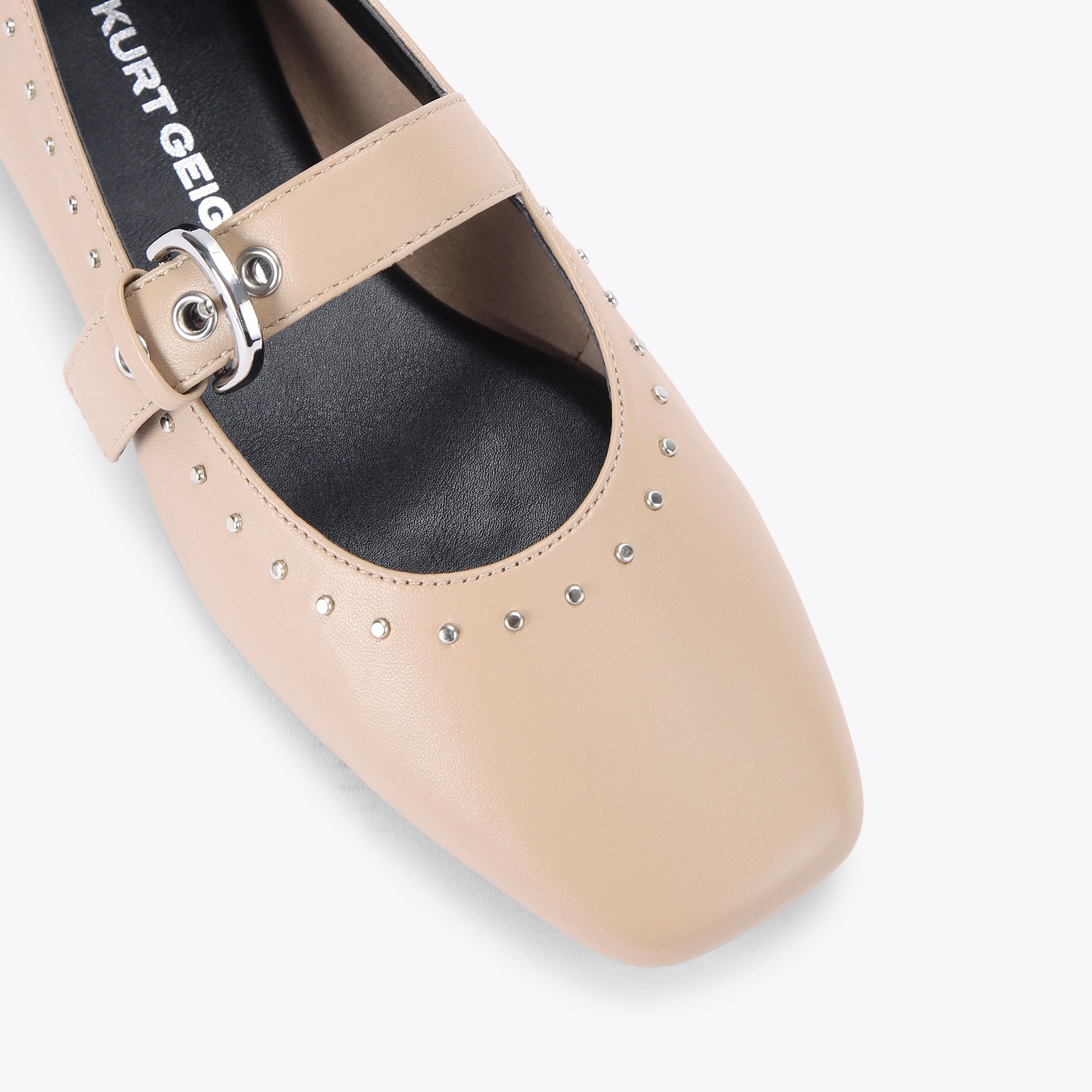 NICO STUD Taupe Mary Jane Shoe by KG KURT GEIGER