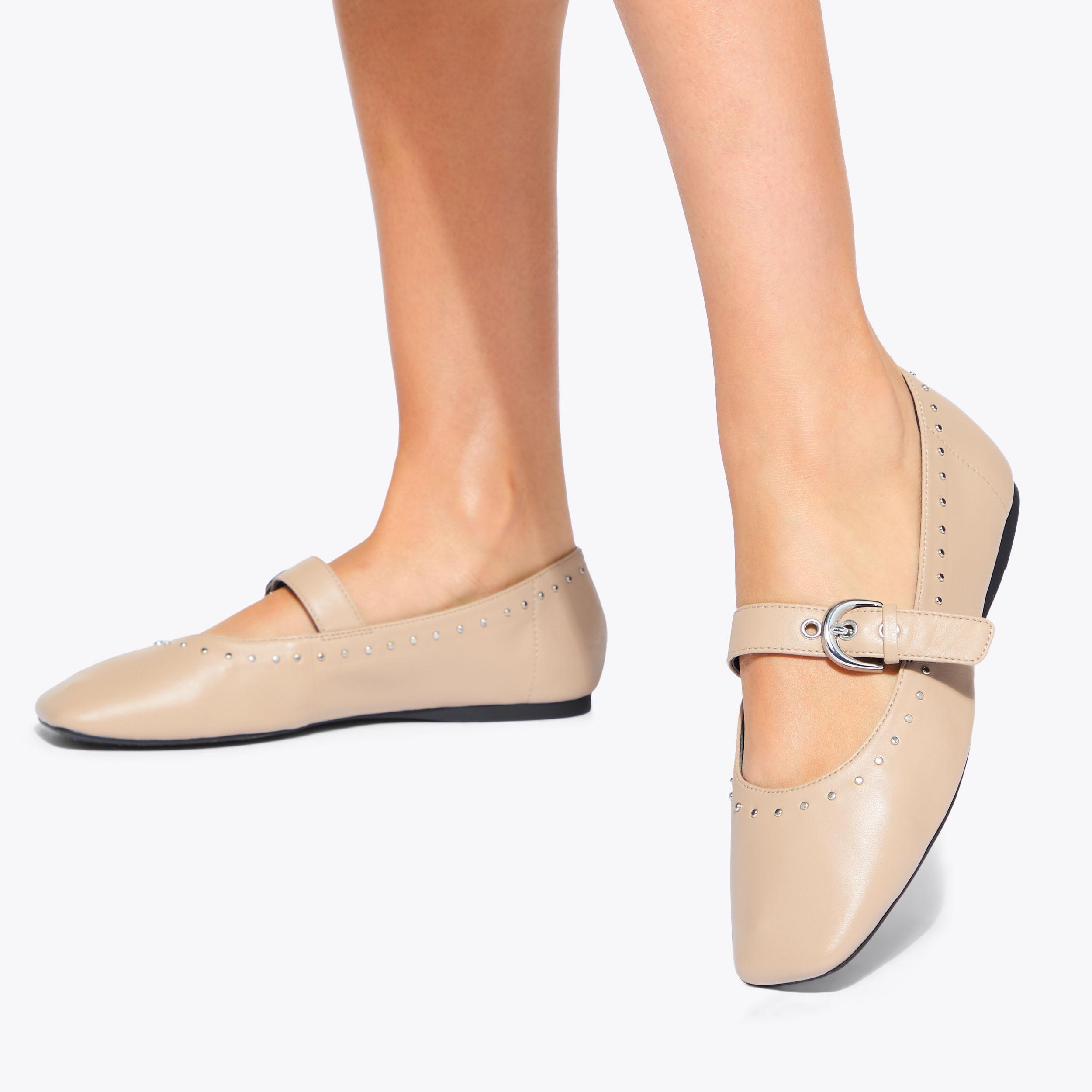 NICO STUD Taupe Mary Jane Shoe by KG KURT GEIGER