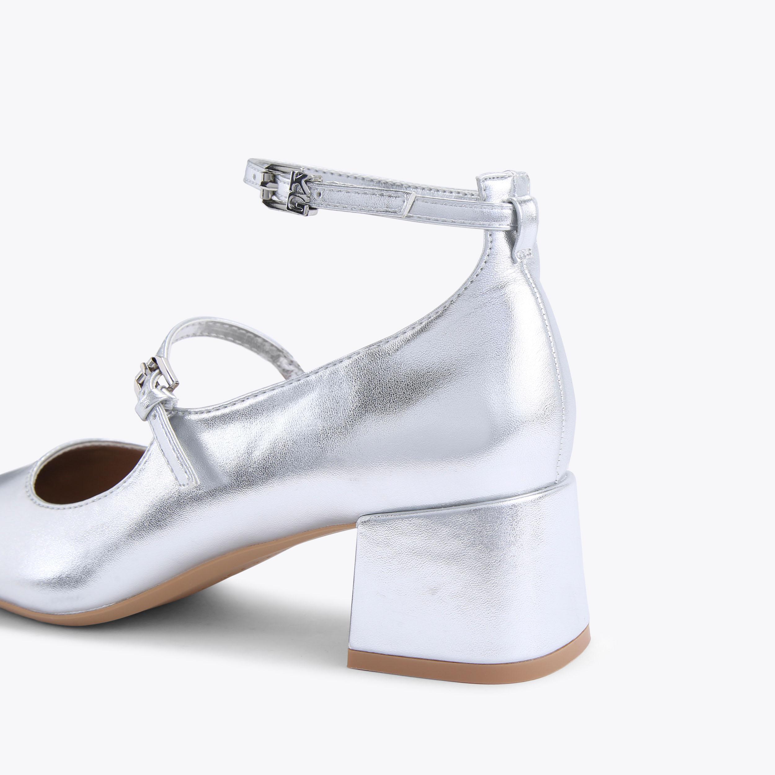 ADELAIDE Silver Mary Jane by KG KURT GEIGER