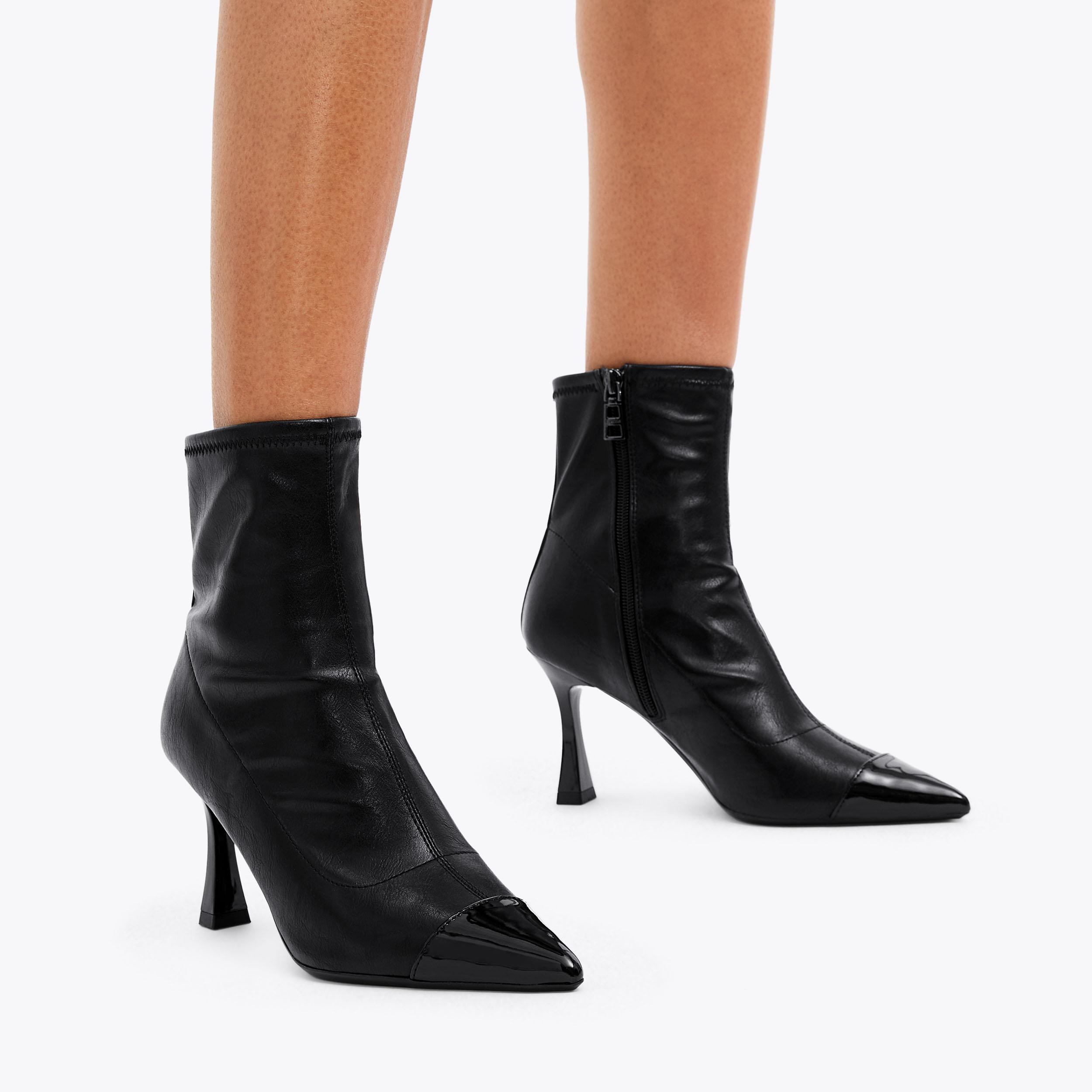 MIDNIGHT ANKLE Black Heeled Ankle boot by CARVELA