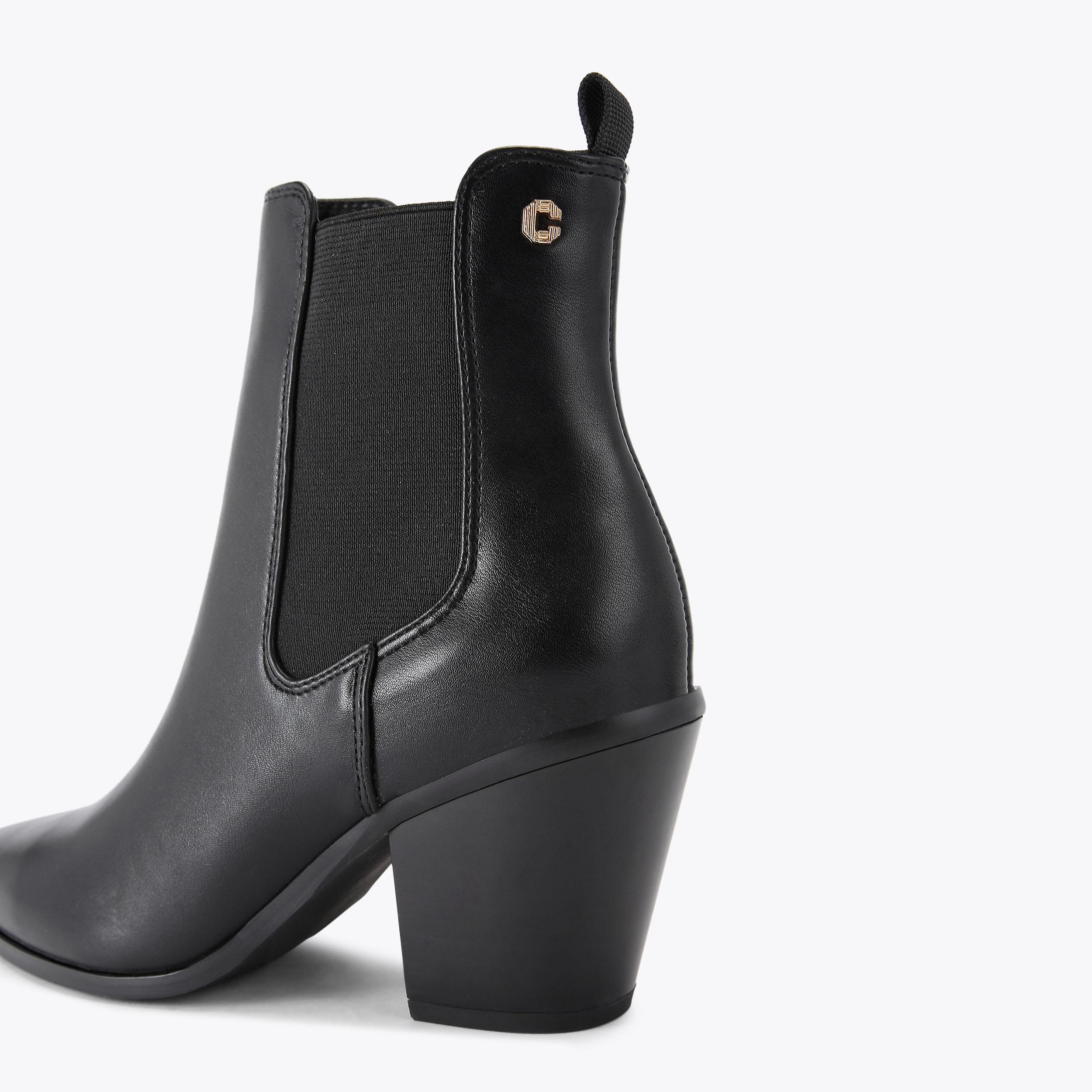 RANCH ANKLE Black Ankle Boot by CARVELA