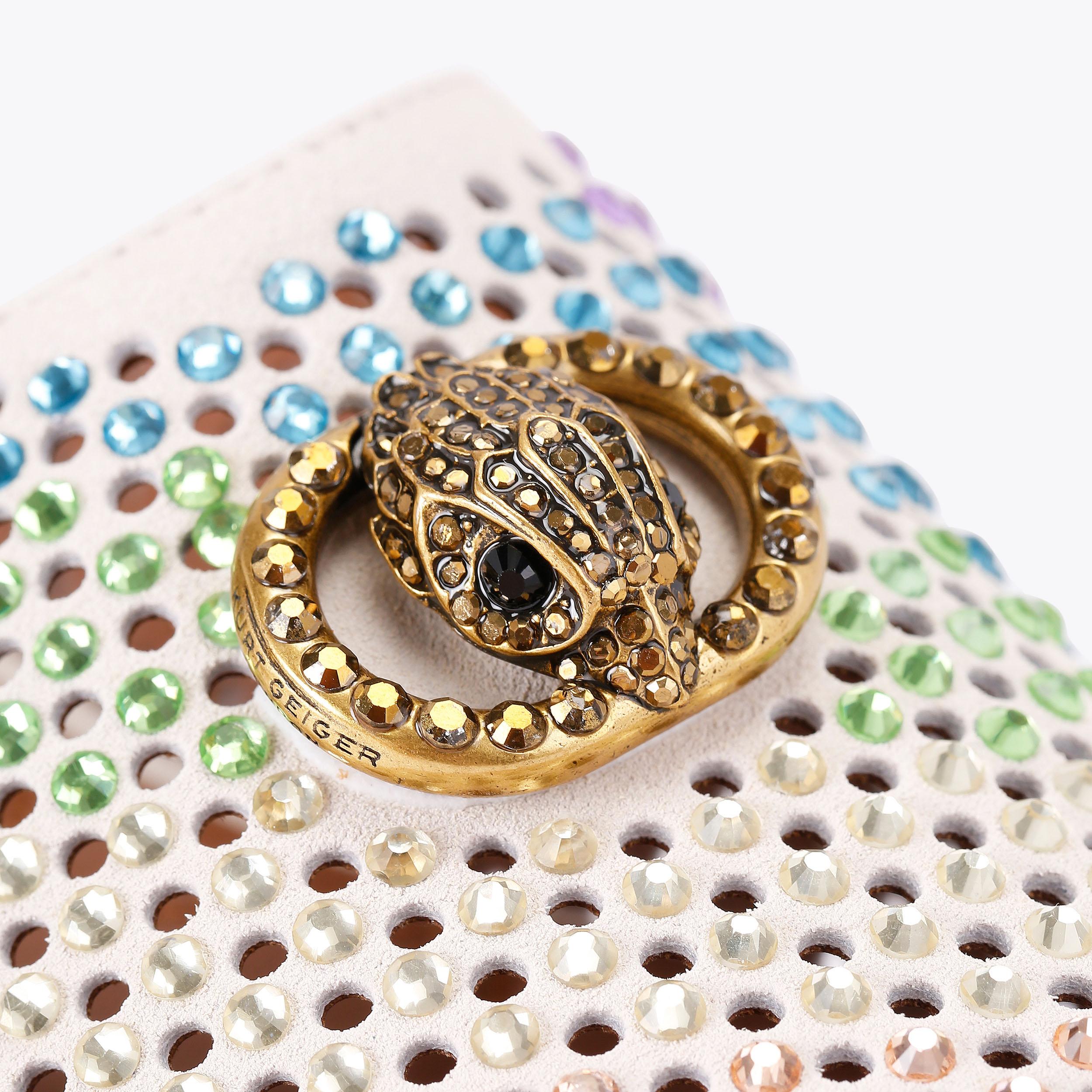 CHELSEA SLIDER Bone Slider Shoe by KURT GEIGER LONDON