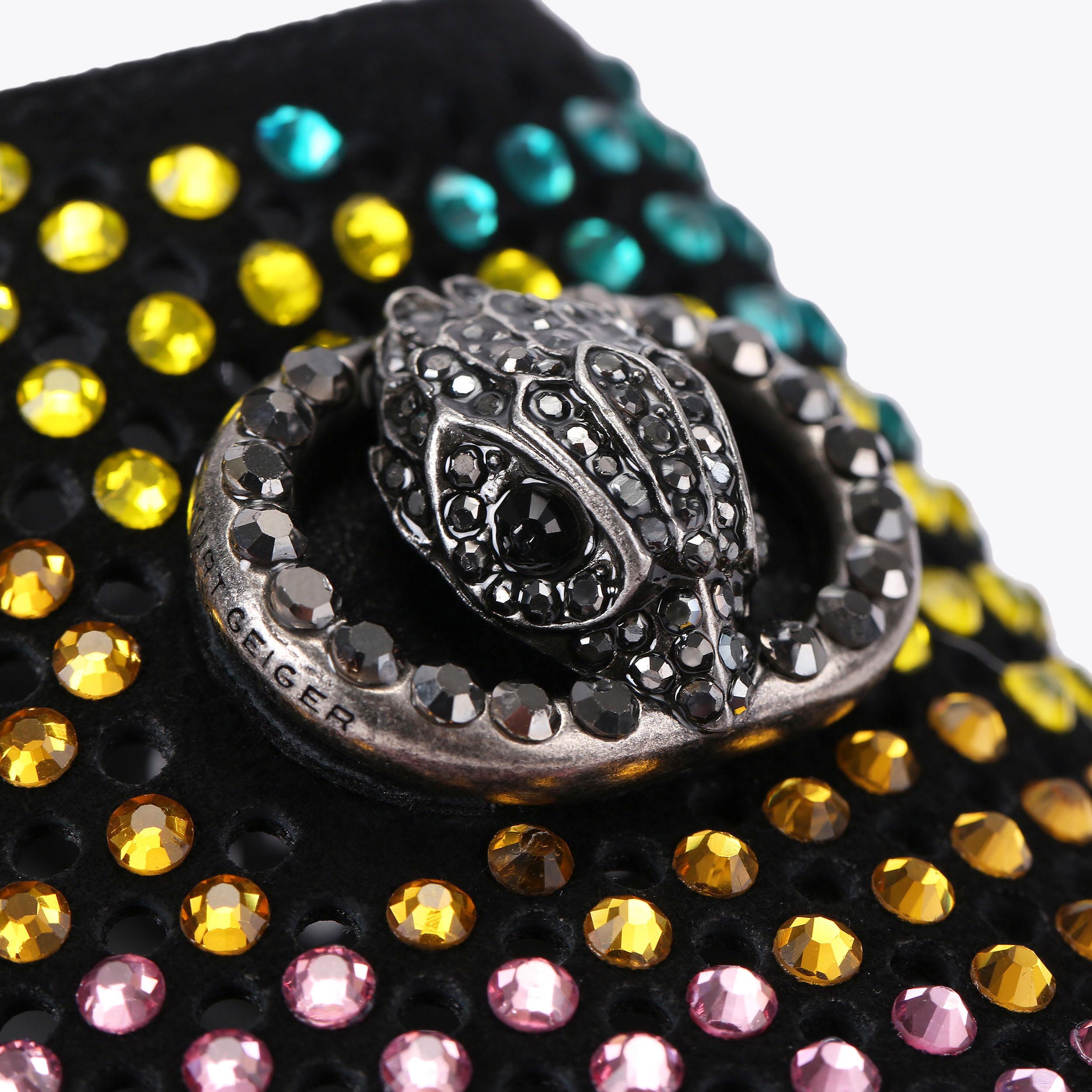 CHELSEA SLIDER Rainbow Crystal Slides by KURT GEIGER LONDON