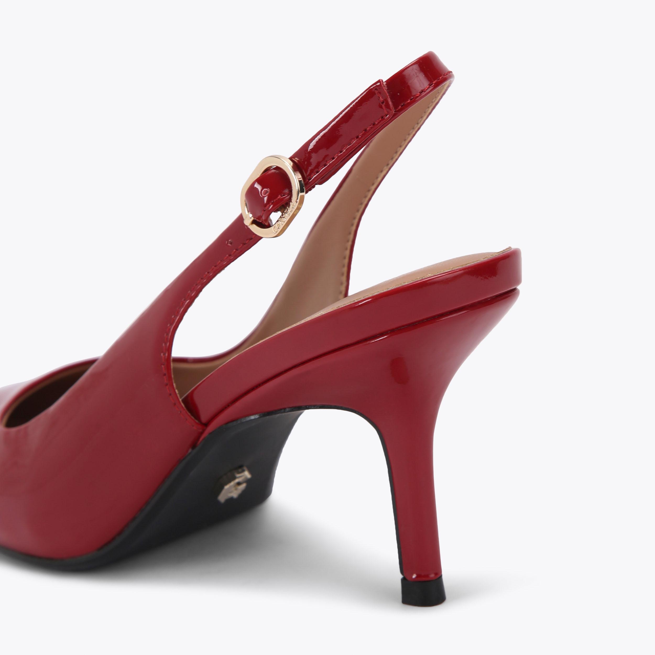 SPIRIT SLING Red Patent Heel by CARVELA