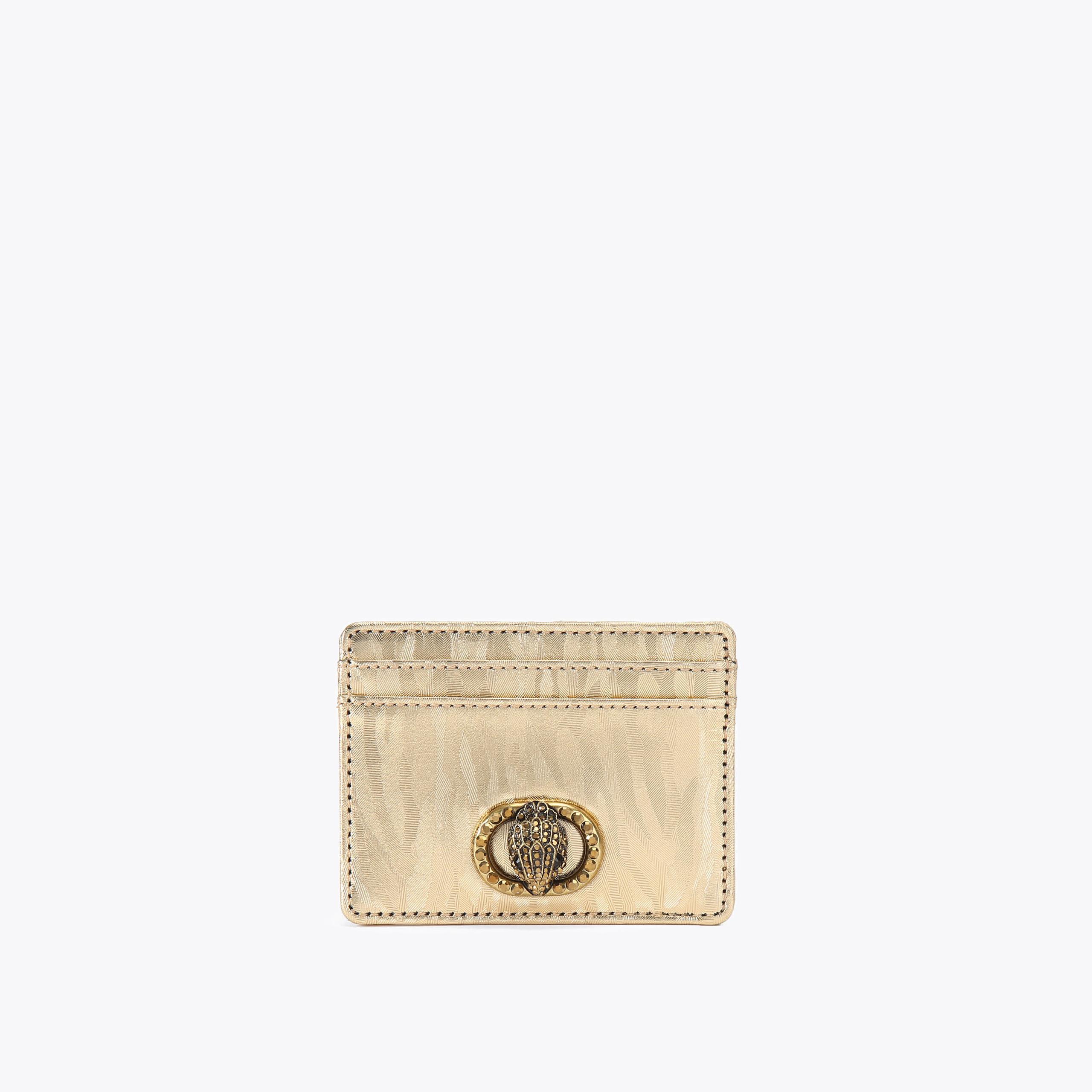 CHELSEA CARD HOLDER Gold Combination Card Holder by KURT GEIGER LONDON