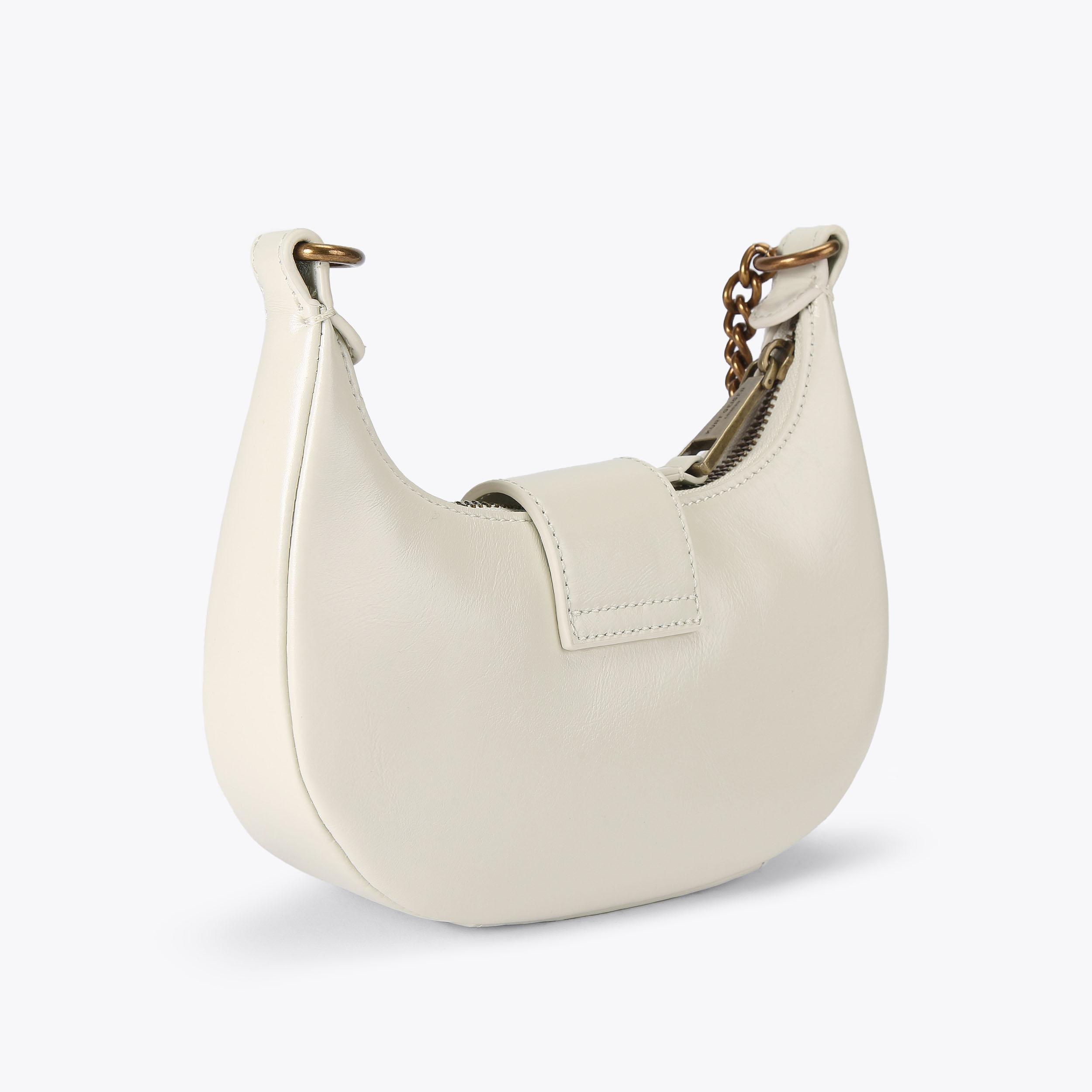 CHELSEA SM HOBO XBODY Bone Cross Body Bag by KURT GEIGER LONDON