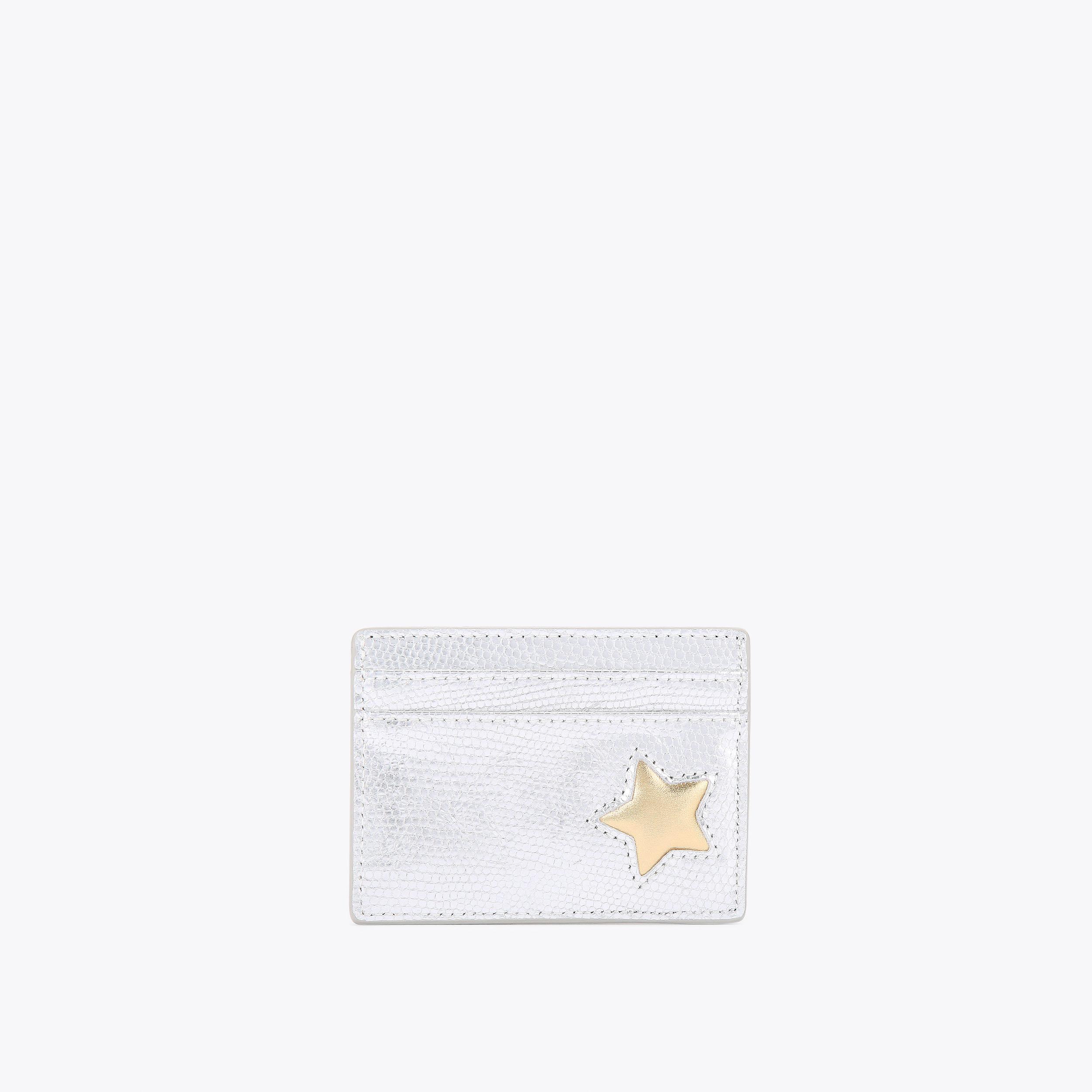 CARD HOLDER STAR Silver Lizard Star Card Holder by KURT GEIGER LONDON