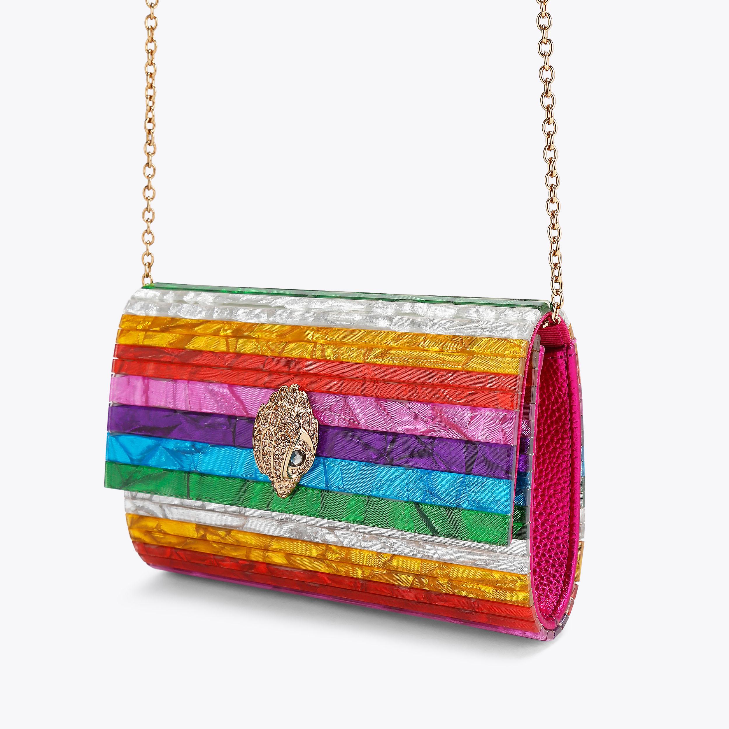 PARTY EAGLE CLUTCH Perspex Clutch Bag by KURT GEIGER LONDON