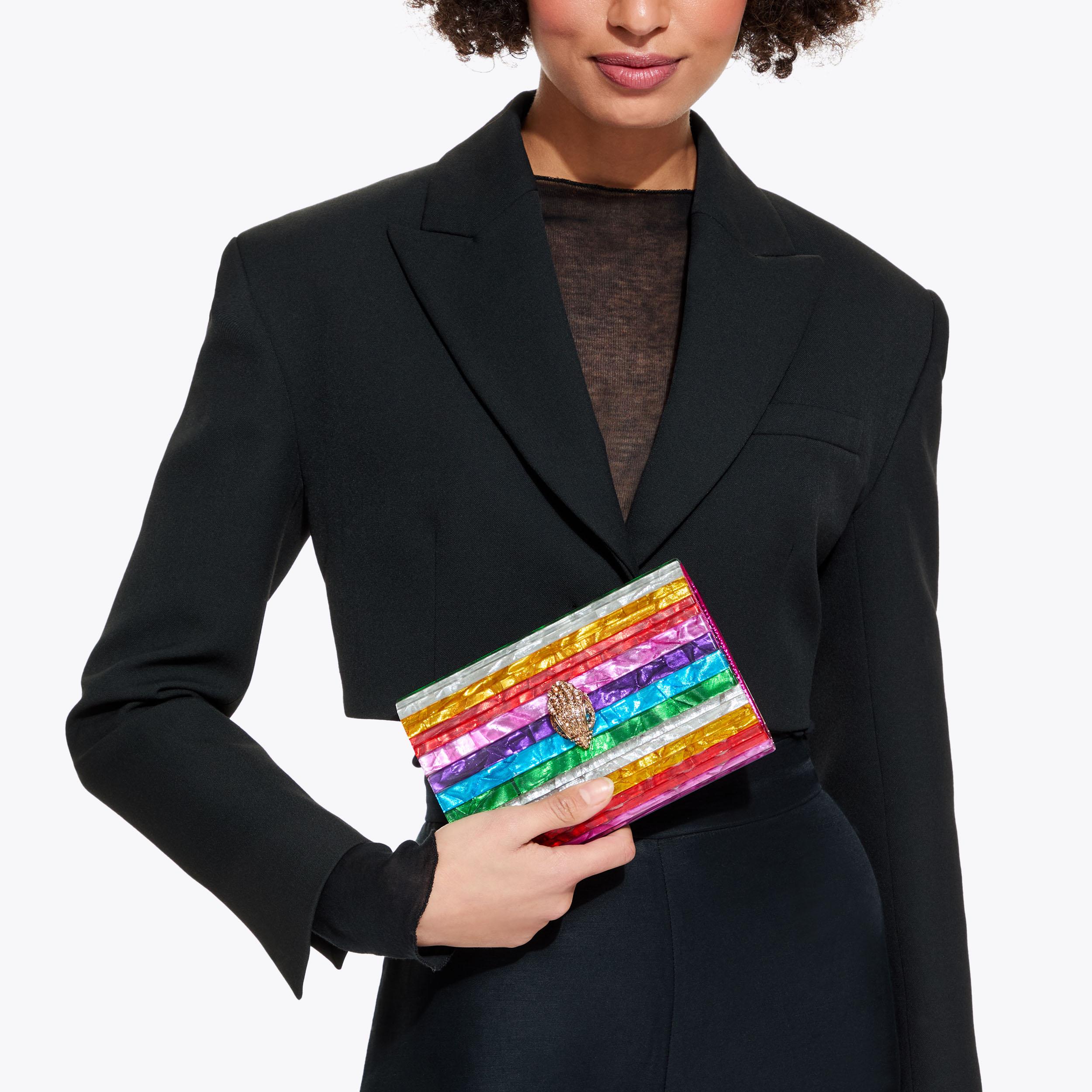 PARTY EAGLE CLUTCH Perspex Clutch Bag by KURT GEIGER LONDON