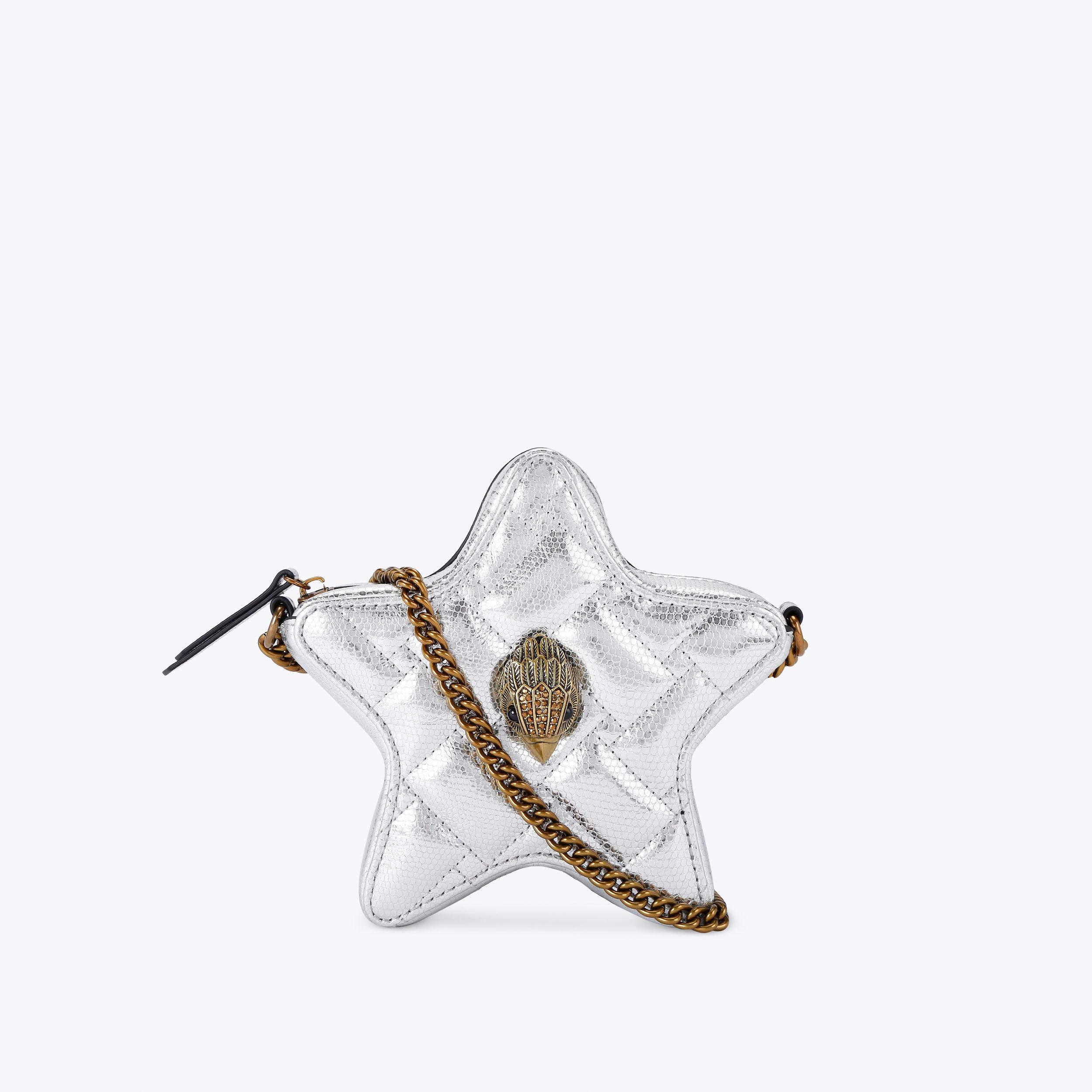 KENSINGTON STAR XBODY Silver Star Cross Body Bag by KURT GEIGER LONDON