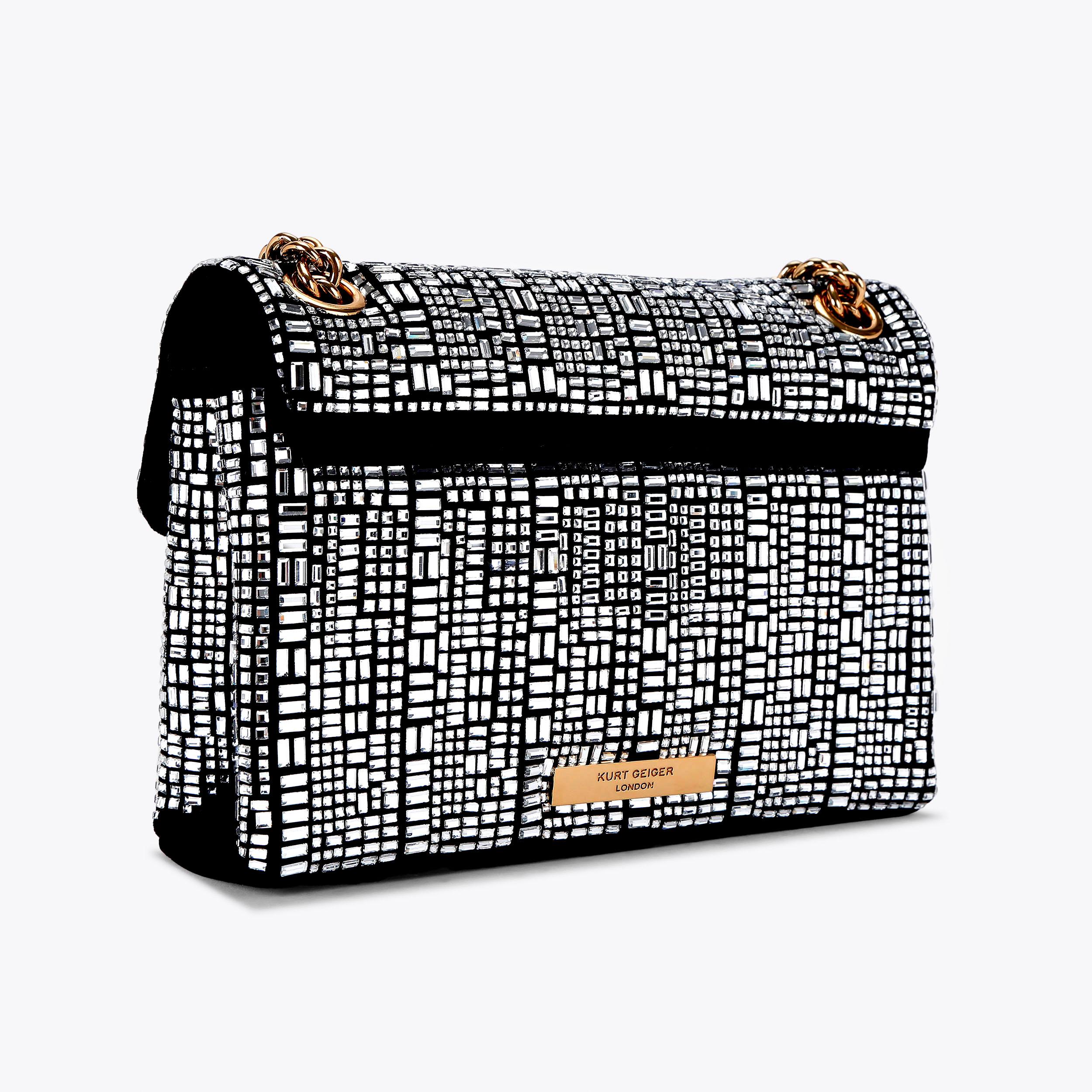 MINI KENSINGTON CRYSTALS Crystal Mini Cross Body Bag by KURT GEIGER LONDON