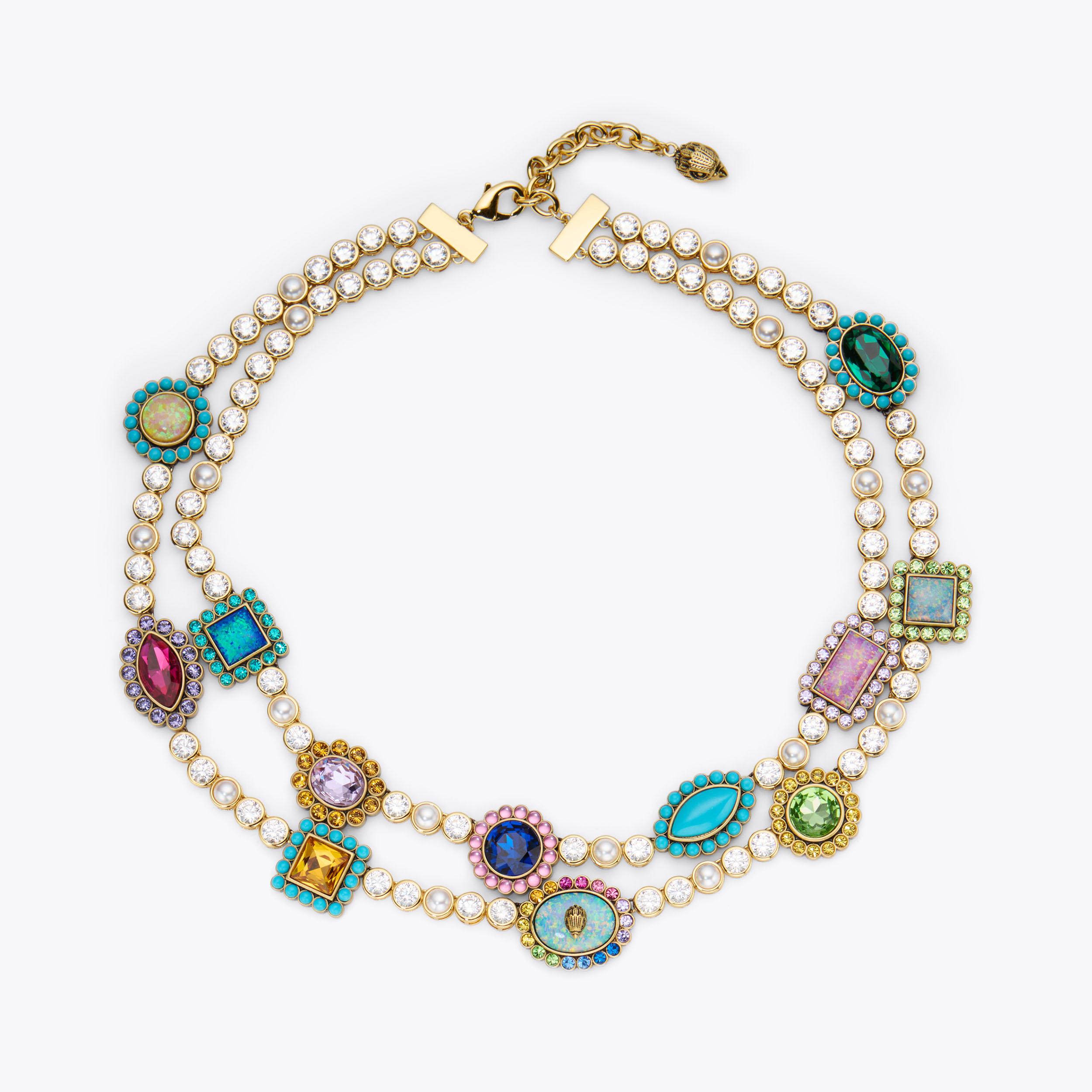 REGENCY GEM NECKLACE Gem Statement Necklace by KURT GEIGER LONDON