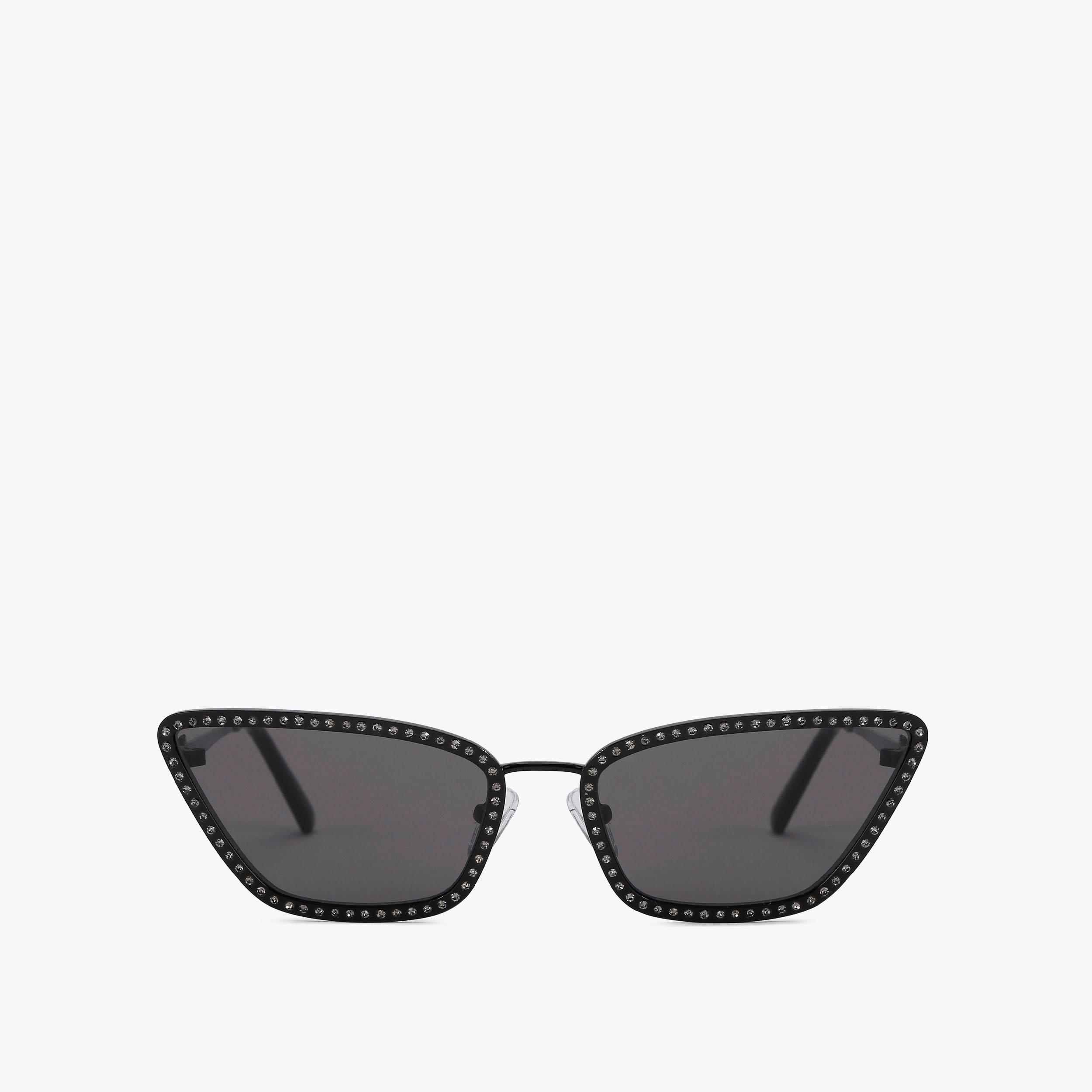 SHOREDITCH SM CAT EYE Black Cat Eye Sunglasses by KURT GEIGER LONDON