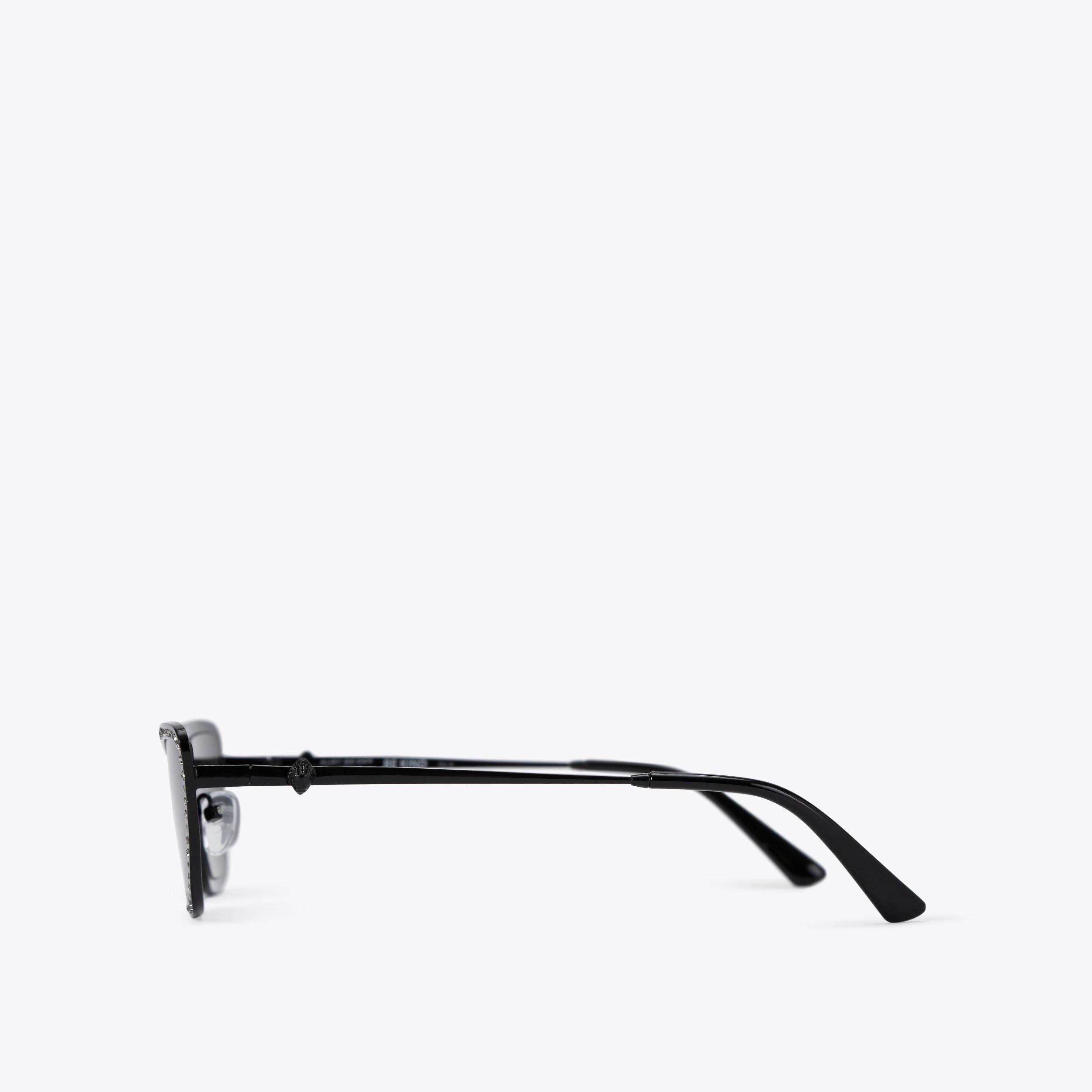 SHOREDITCH SM CAT EYE Black Cat Eye Sunglasses by KURT GEIGER LONDON