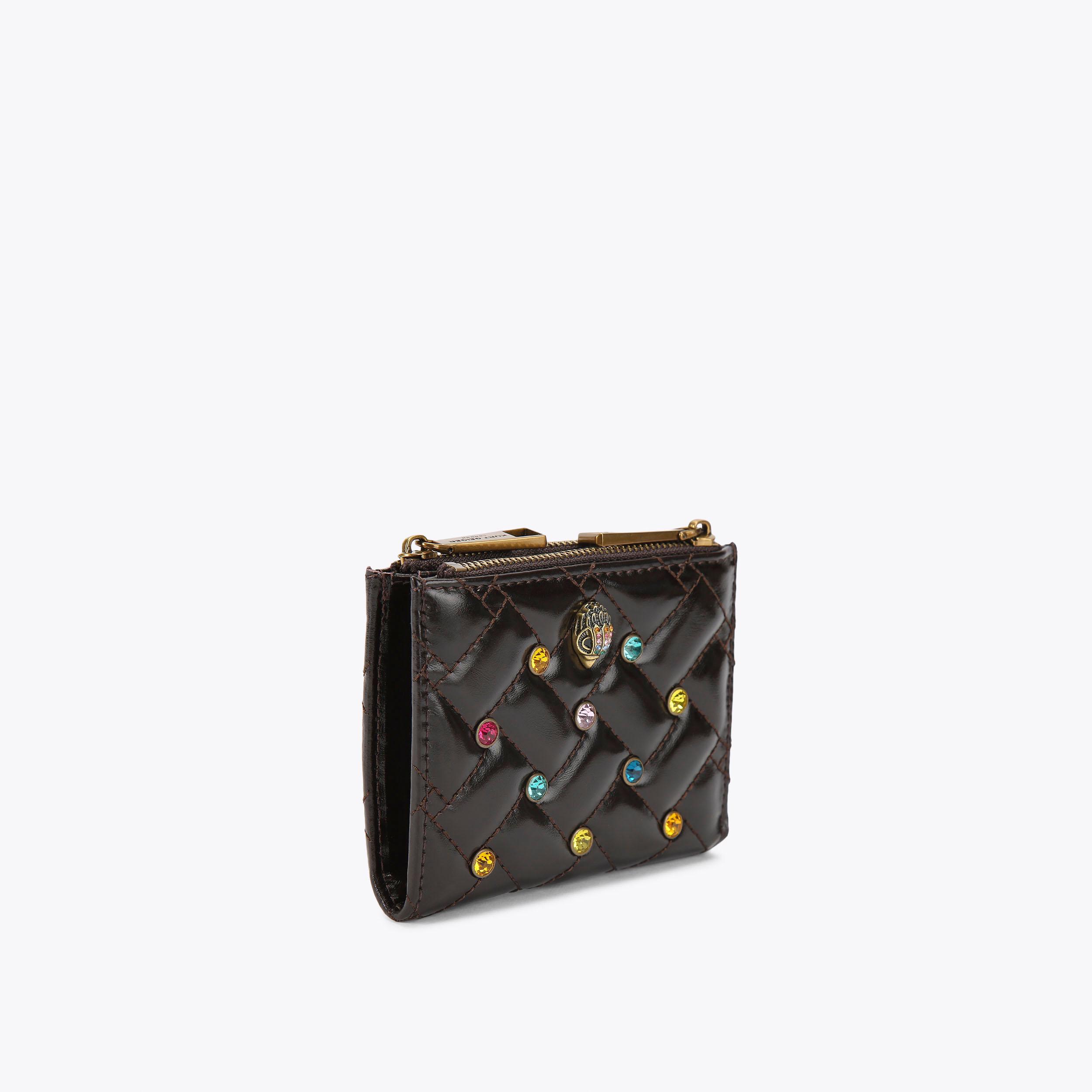 MINI PURSE KENSINGTON Brown Leather Purse by KURT GEIGER LONDON