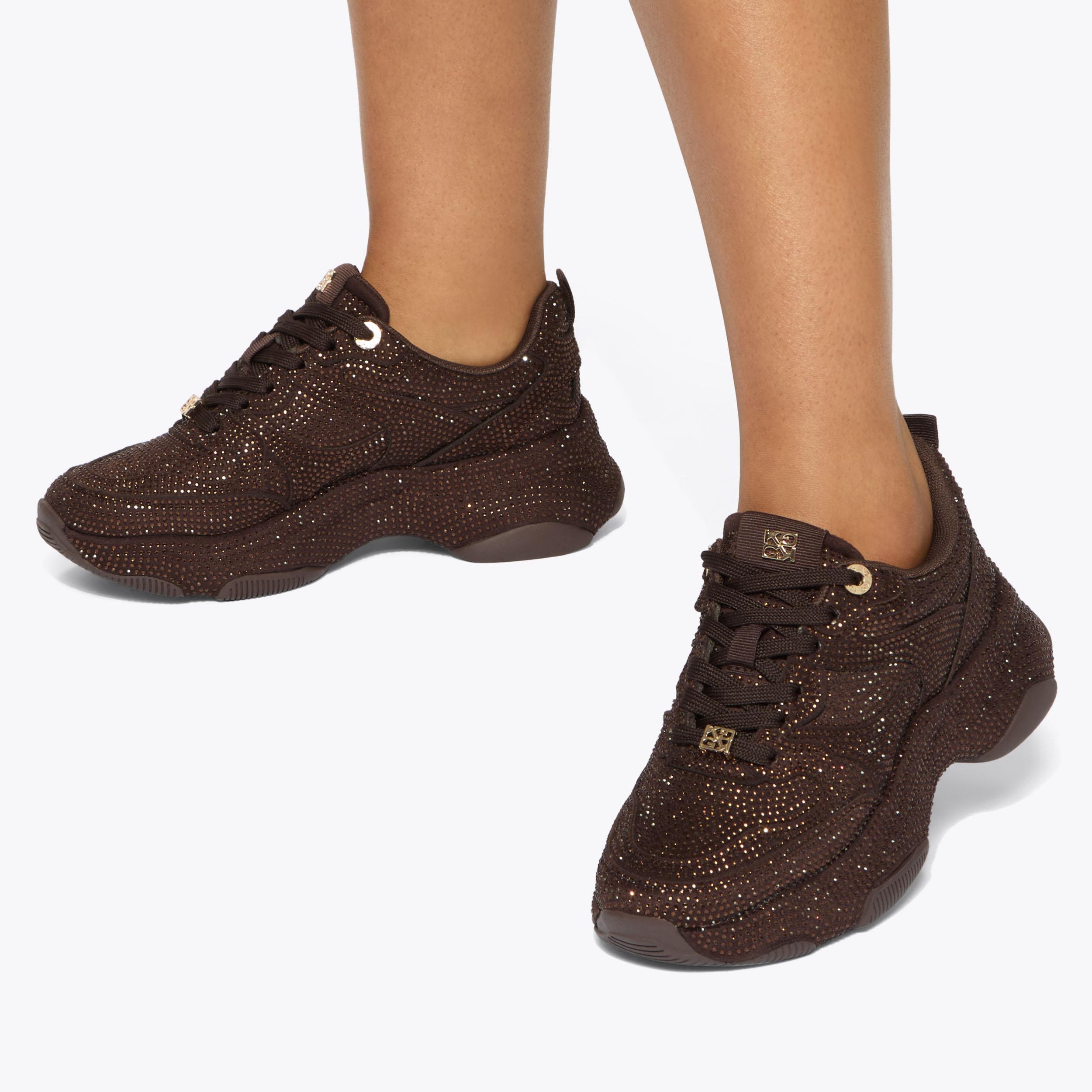 LUSTER Brown Fabric Other Luster by KG Kurt Geiger
