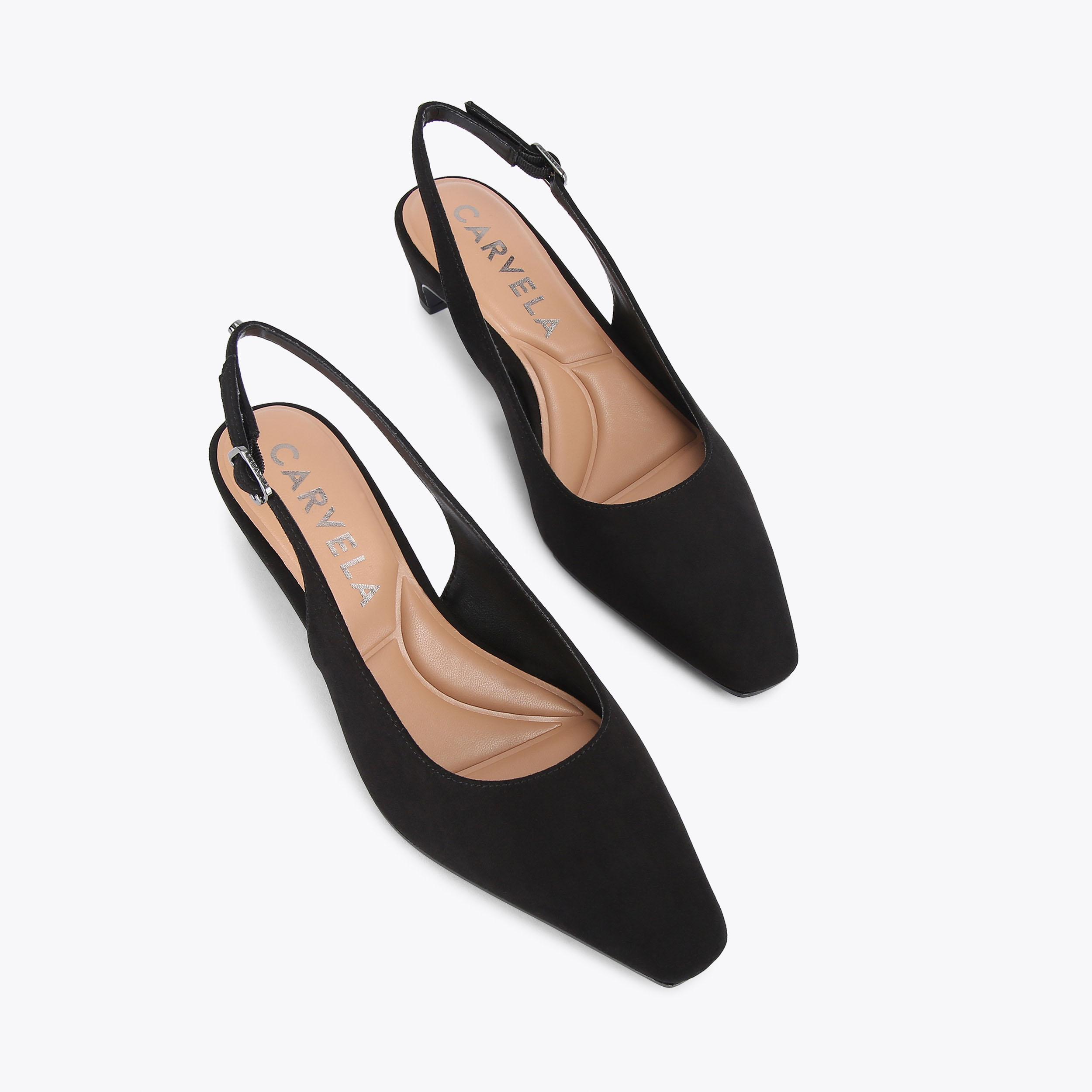 CARINA SLING Bone Synthetic Sling Back Heel by CARVELA
