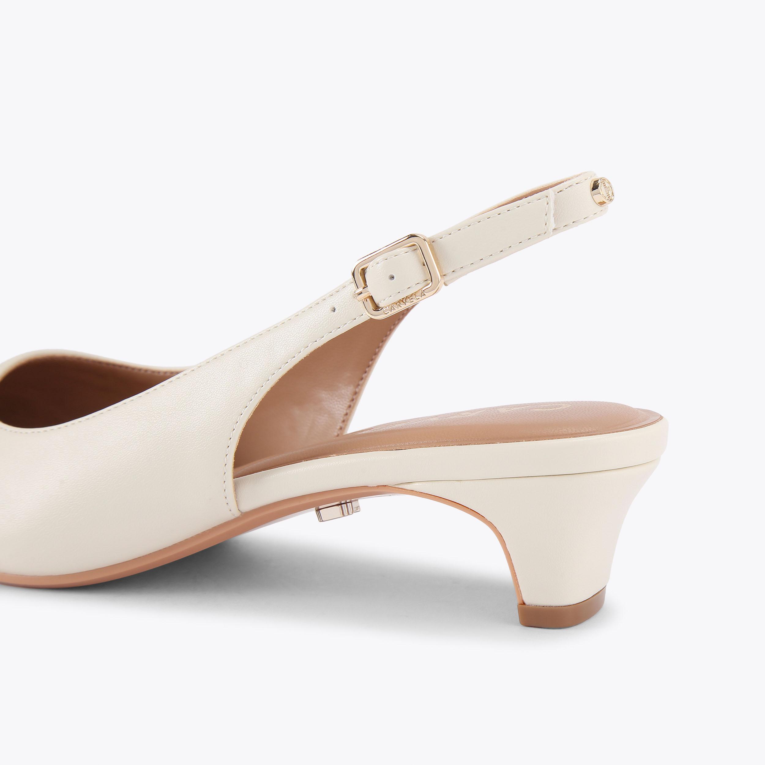 CARINA SLING Bone Slingback Heel by CARVELA