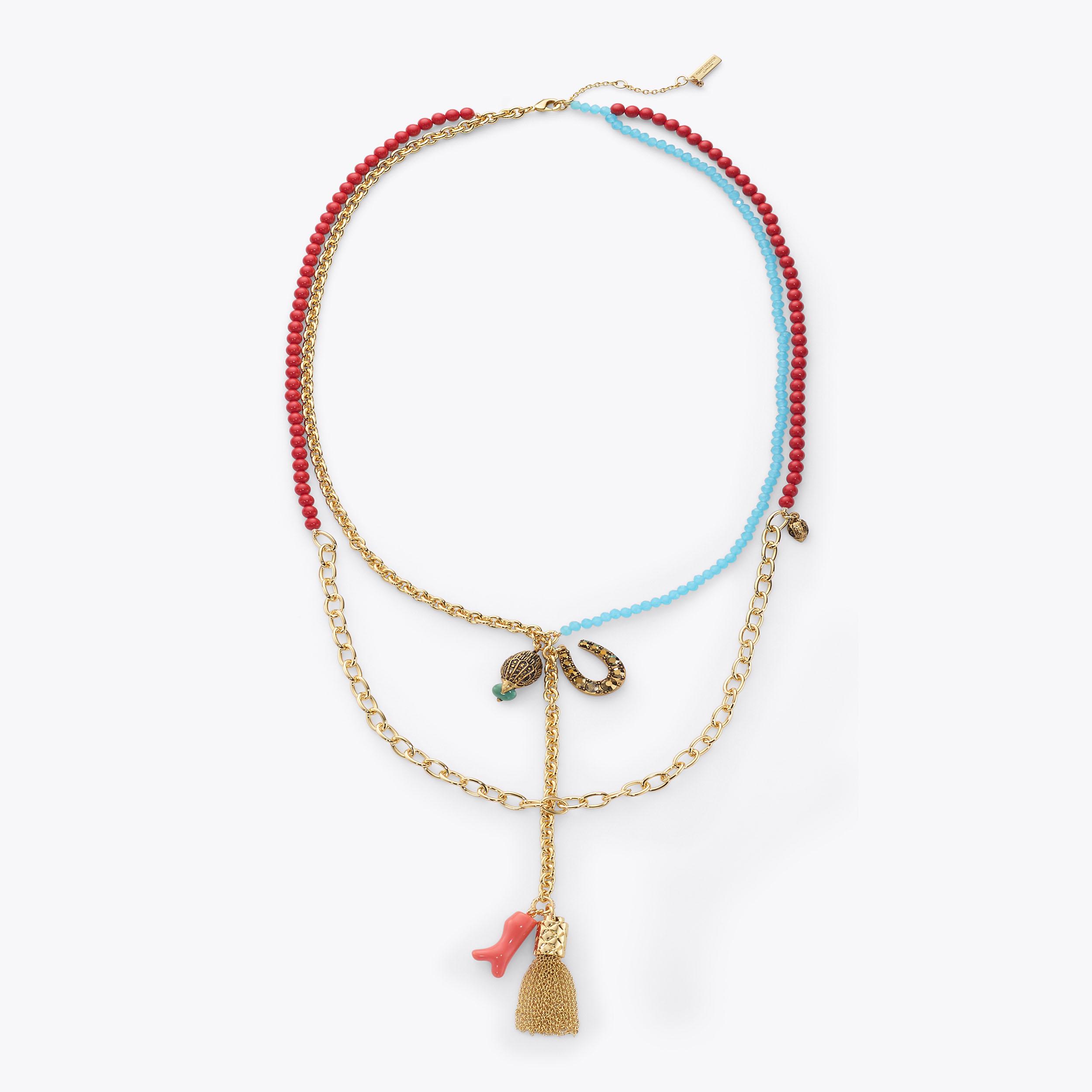 LONG PENDANT CHARM Long Pendant Charm Necklace by KURT GEIGER LONDON