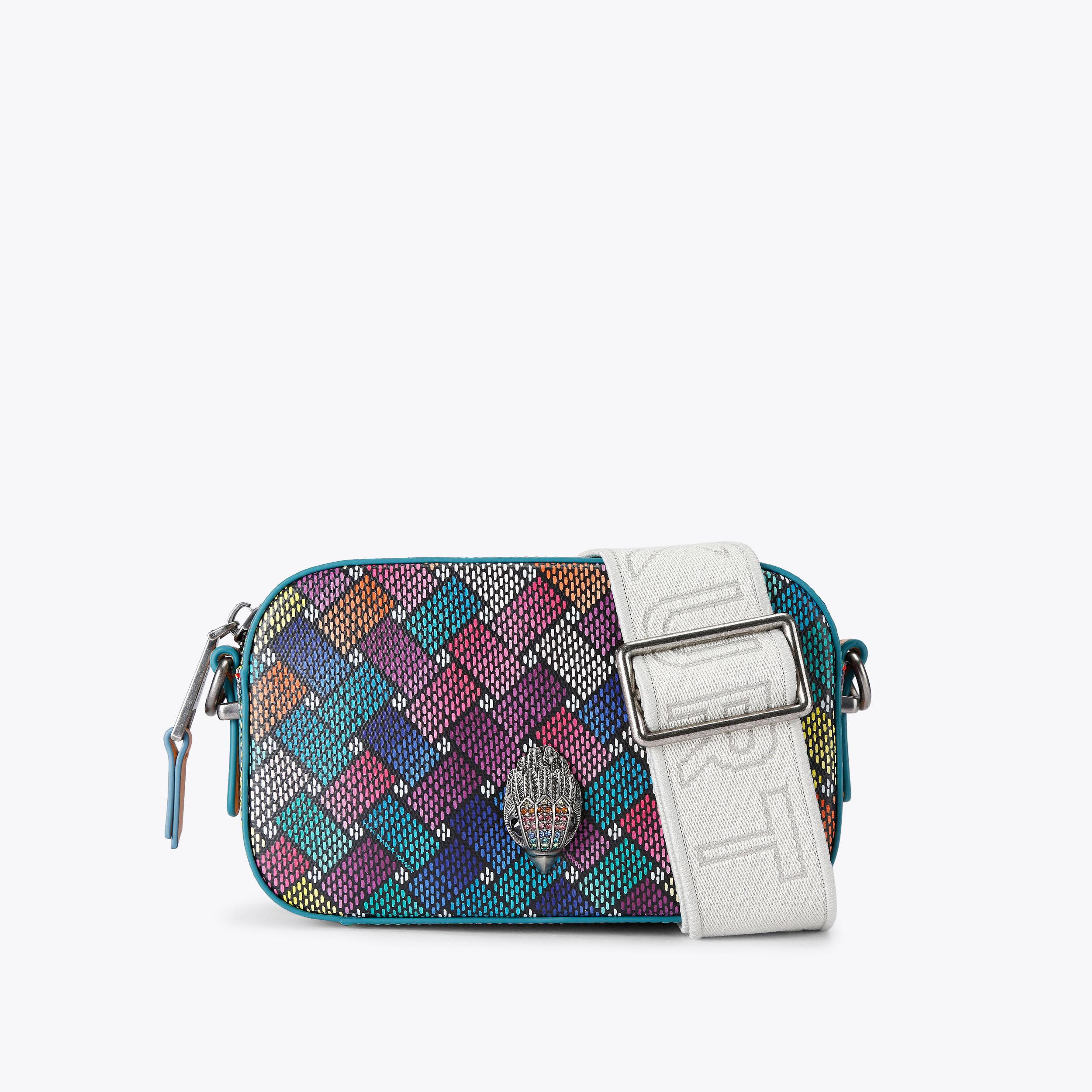 CAMDEN SM CAMERA BAG Rainbow Weave Camera Bag by KURT GEIGER LONDON