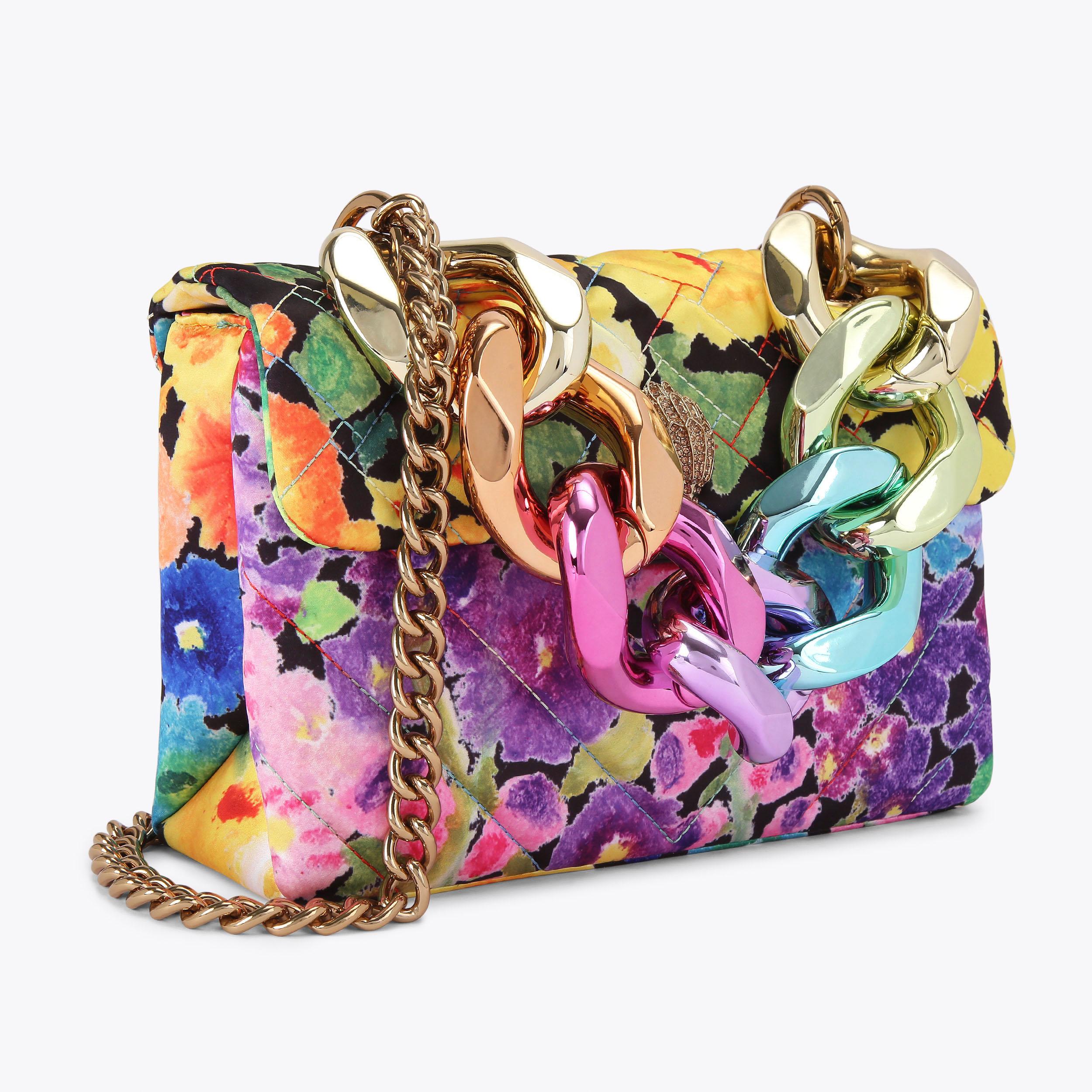 KENSINGTON BAG Floral Chain Strap Shoulder Bag by KURT GEIGER LONDON