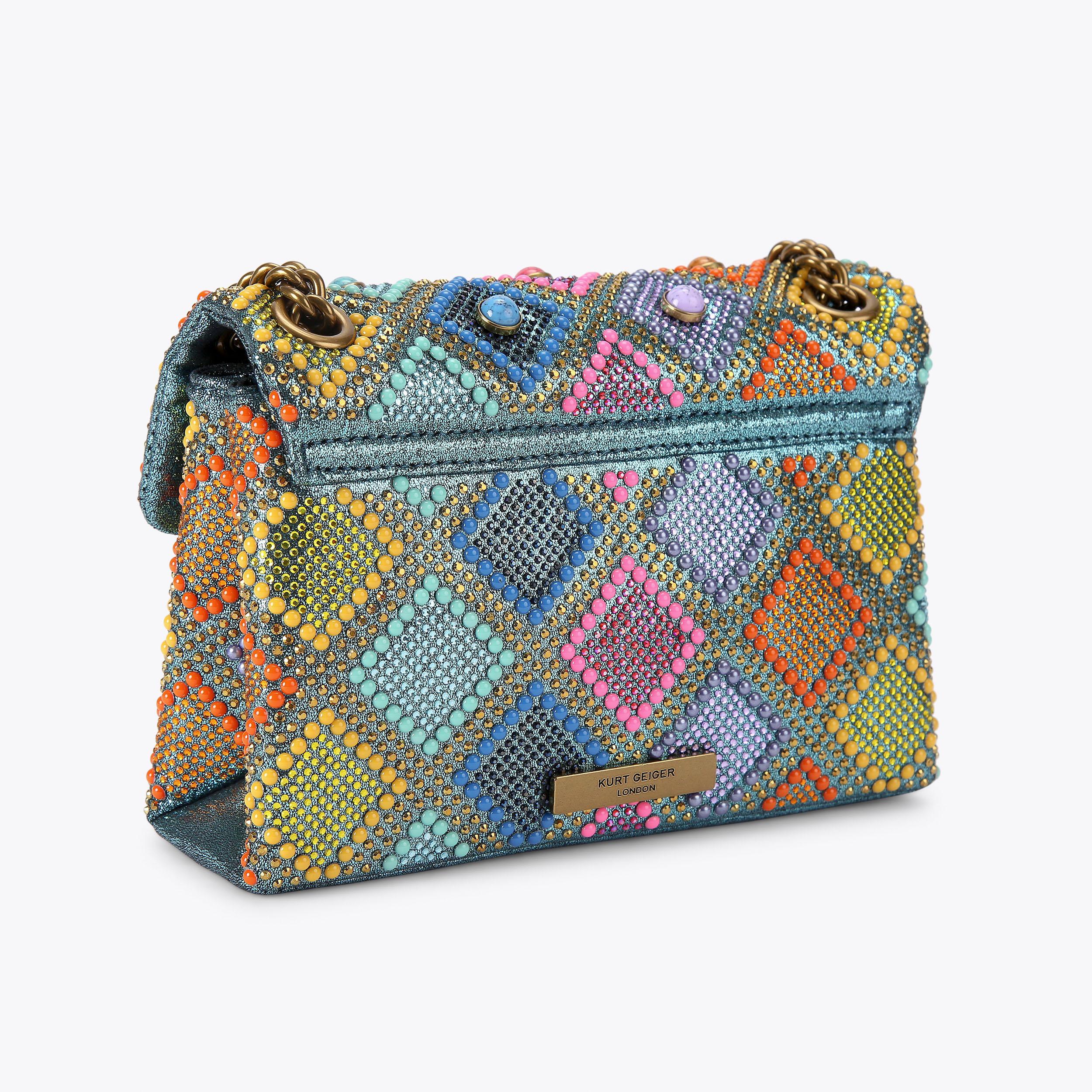 MINI KENSINGTON JEWEL Fabric Mini Bag by KURT GEIGER LONDON