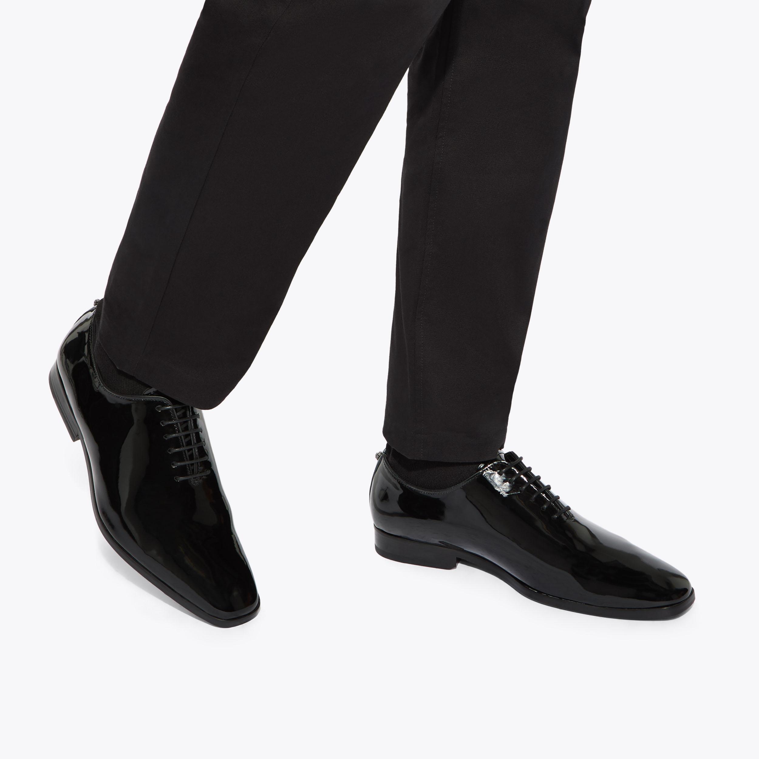 LOGAN OXFORD Black Patent Oxford by KURT GEIGER LONDON