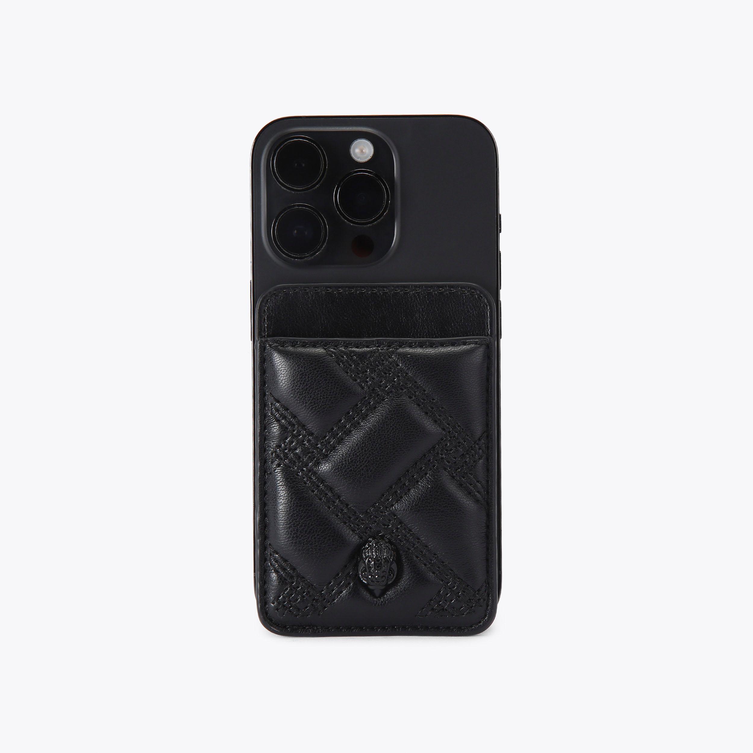 CREDIT CARD STICKER DR Black Drench Sticker Wallet by KURT GEIGER LONDON