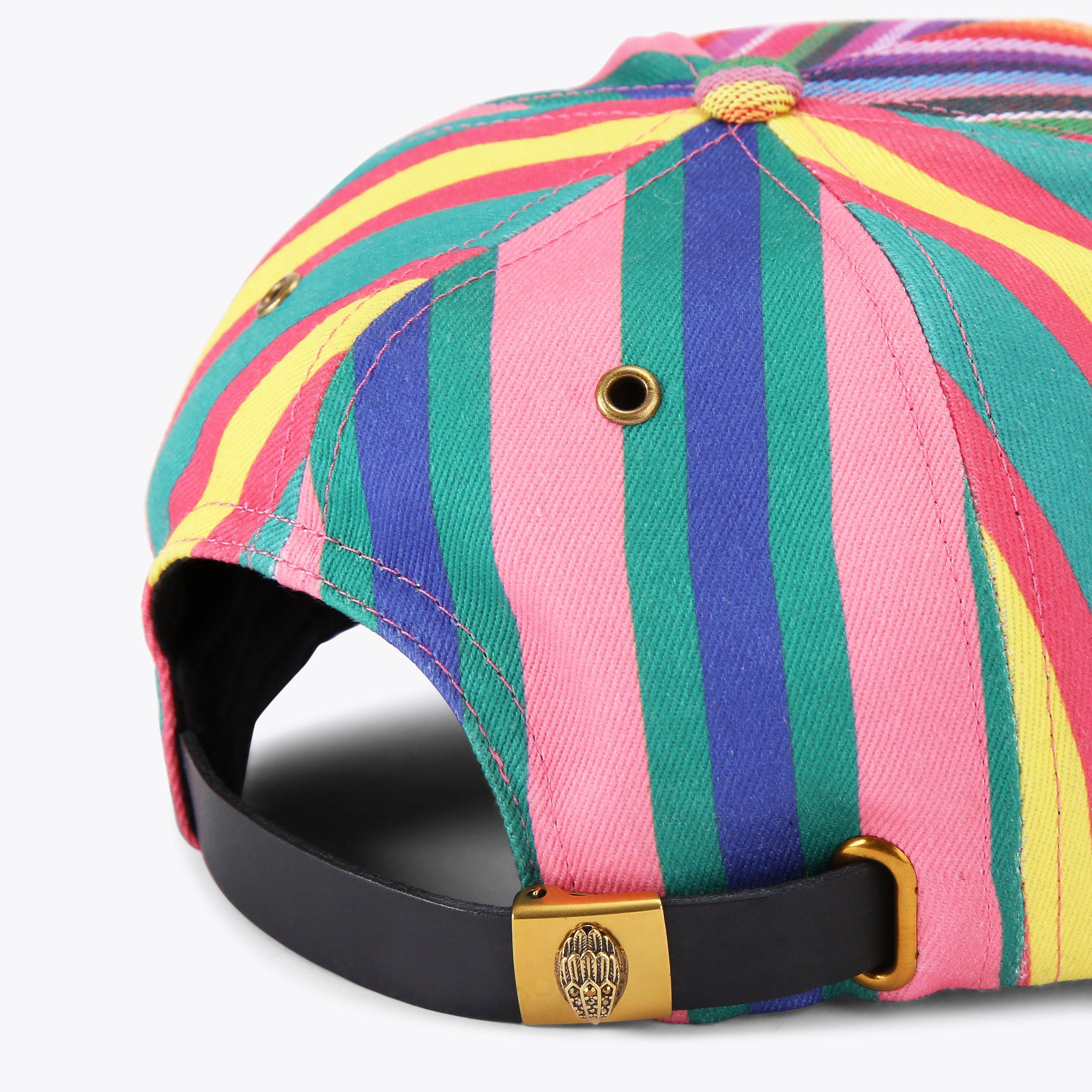 SOUTHBANK CAP Striped Cap by KURT GEIGER LONDON