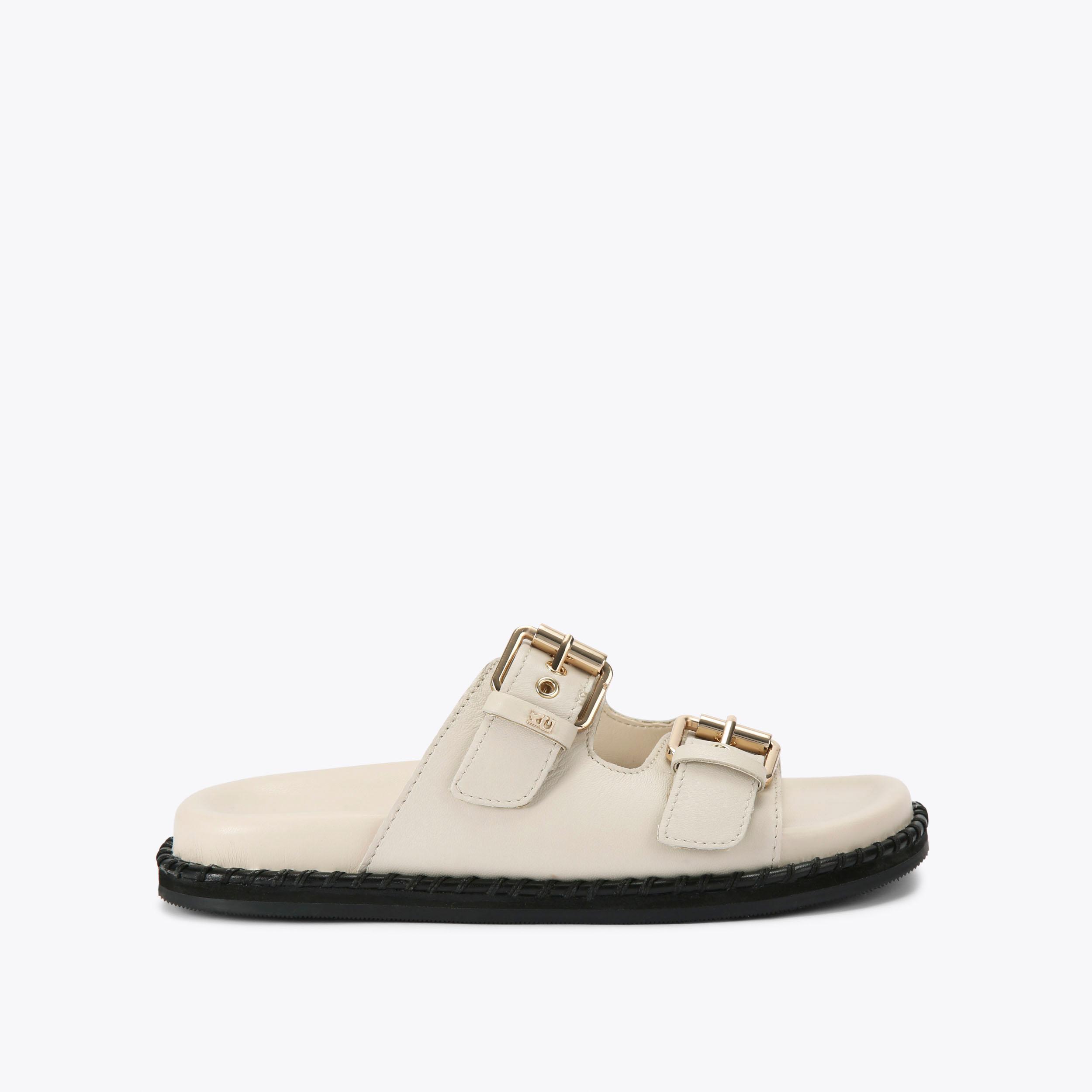 POSIE Bone Leather Slip On Sandal by KG KURT GEIGER