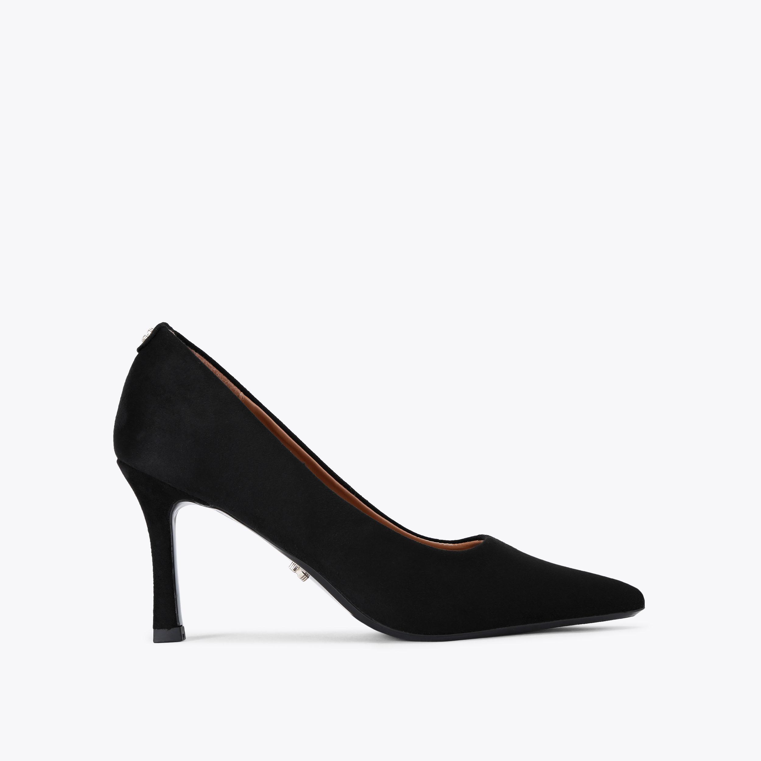 CORLETTA COURT Black Microsuede Court Heel by CARVELA
