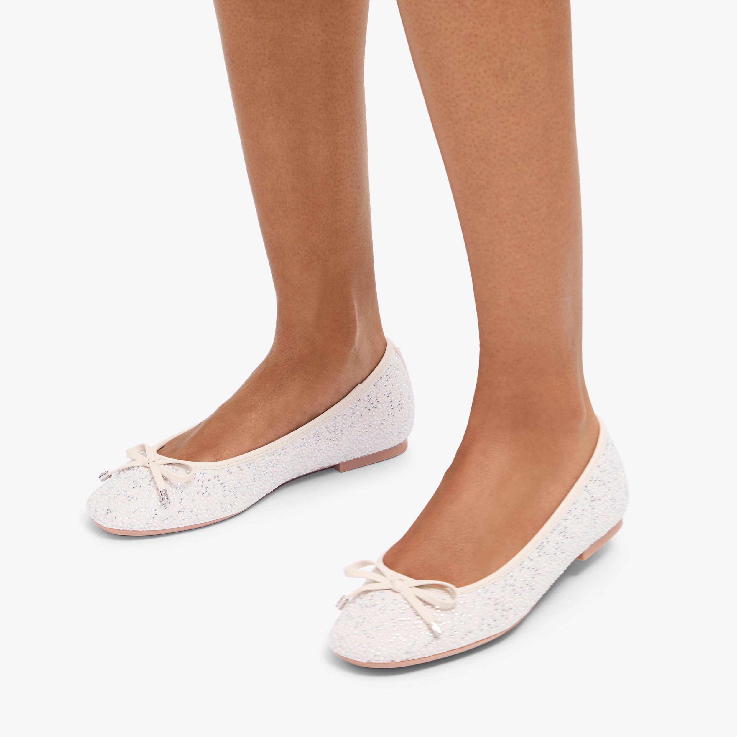 PERLA BALLERINA Pearl Crystal Ballet Flat by CARVELA