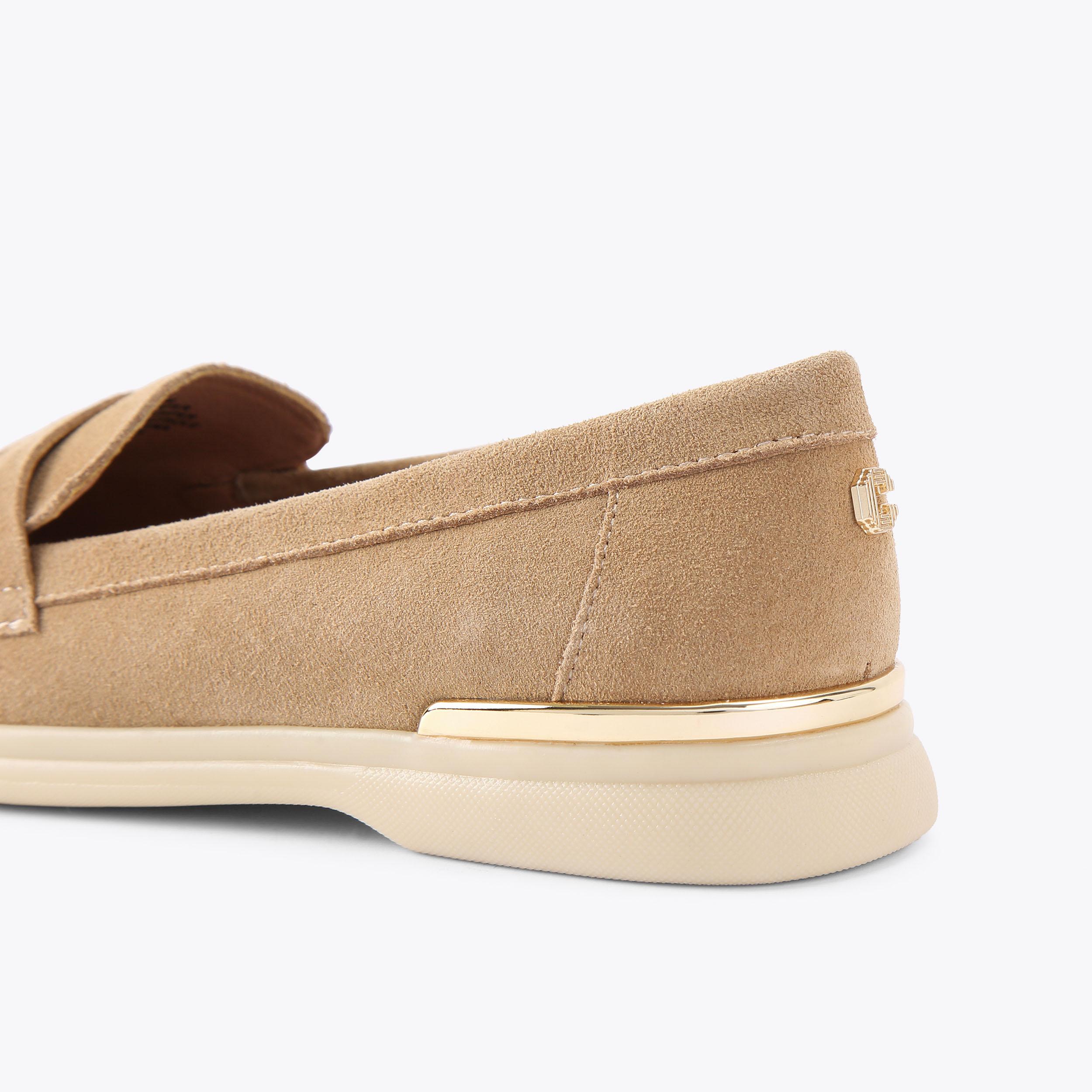 FIA LOAFER Tan Suede Loafer by CARVELA COMFORT