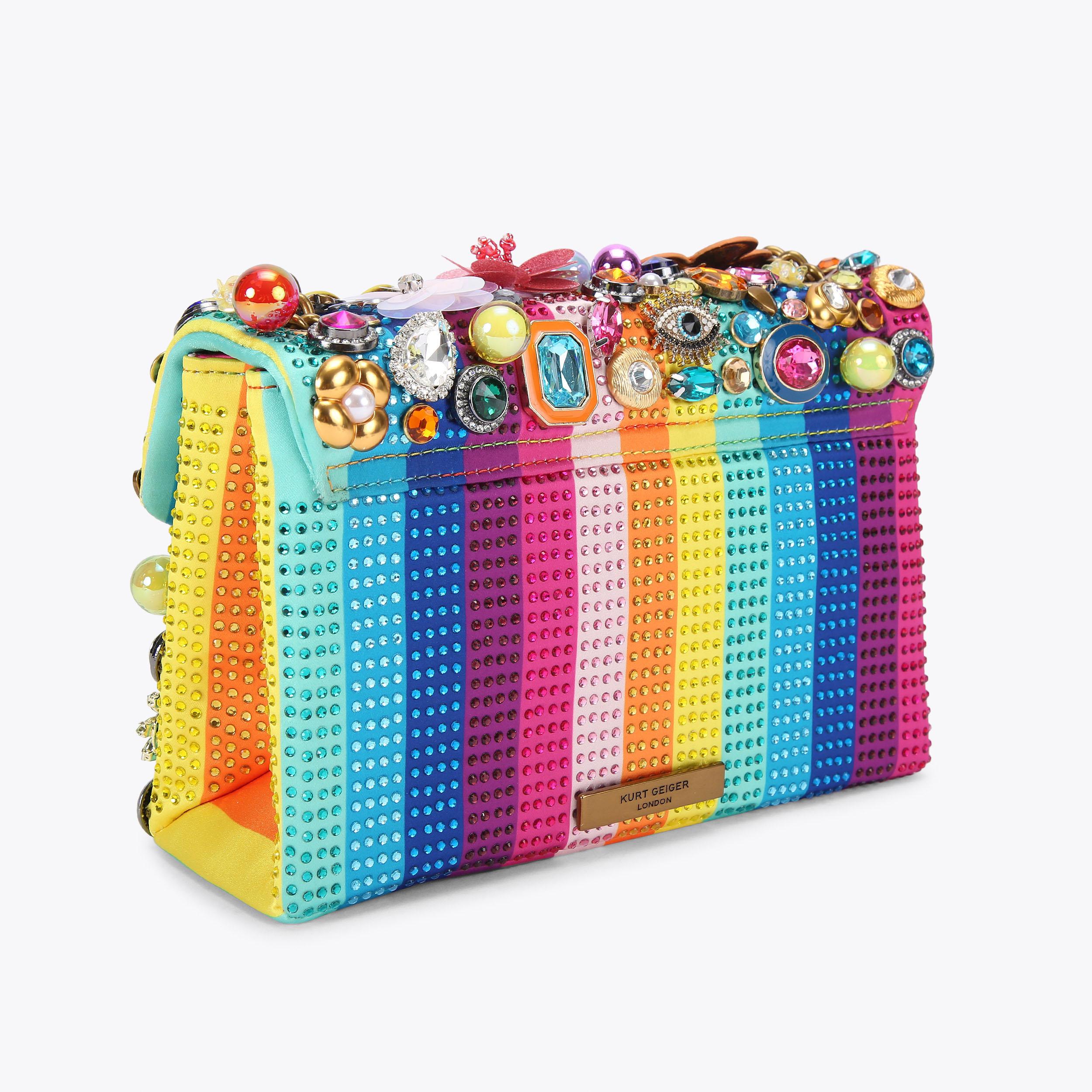 MD KENSINGTON TUTTIFRUTTI Crystal Embellished Shoulder Bag by KURT ...