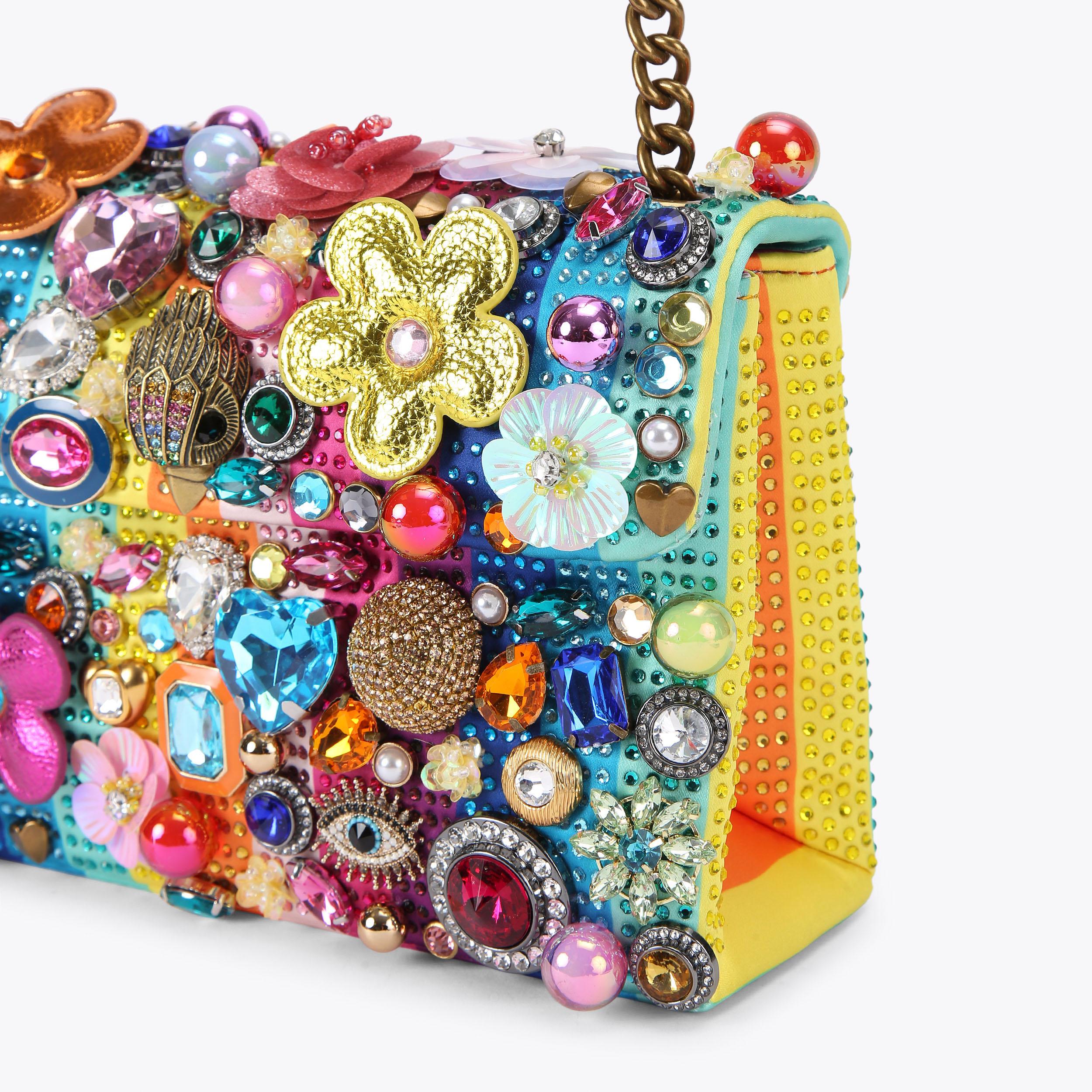 MD KENSINGTON TUTTIFRUTTI Crystal Embellished Shoulder Bag by KURT GEIGER LONDON