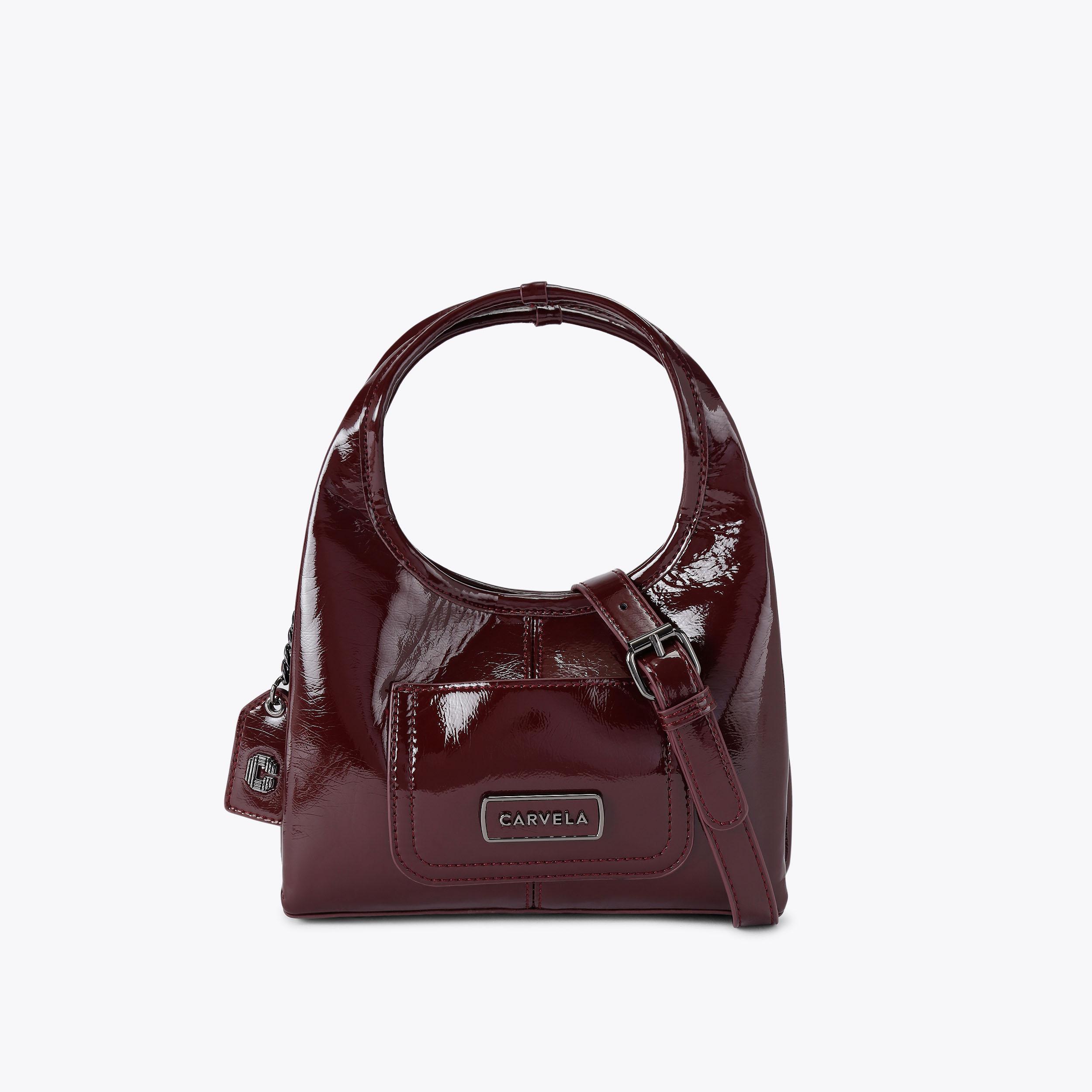 MILANO MICRO Maroon Patent Leather Alternative by CARVELA