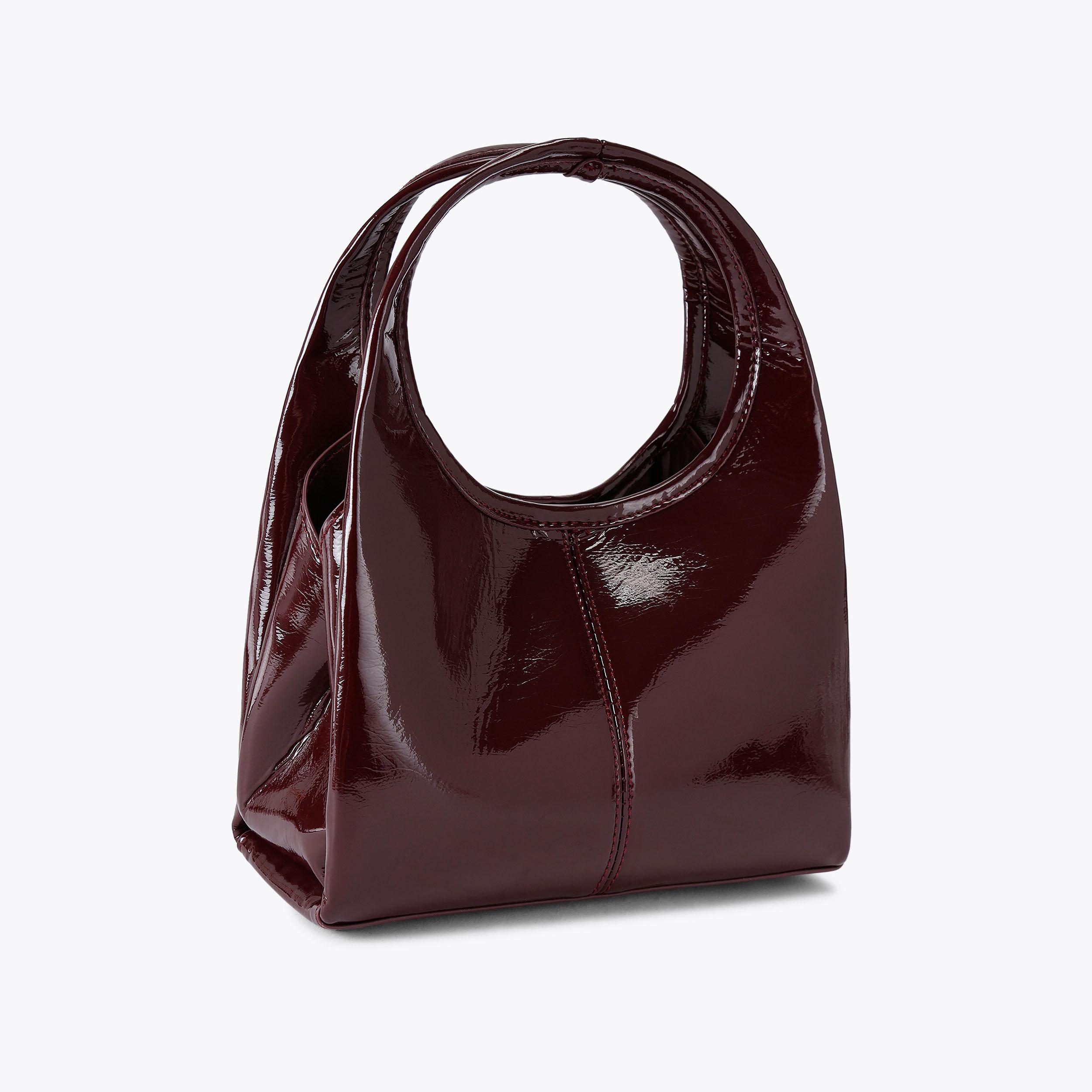 MILANO MICRO Maroon Patent Leather Alternative by CARVELA