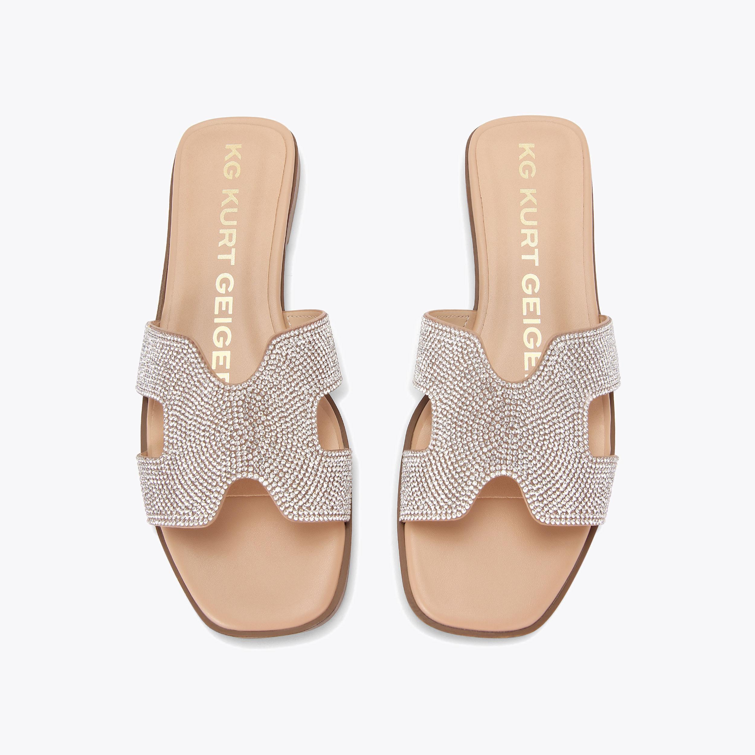 RAVEN BLING2 Crystal Embellished Slip On Shoe by KG KURT GEIGER