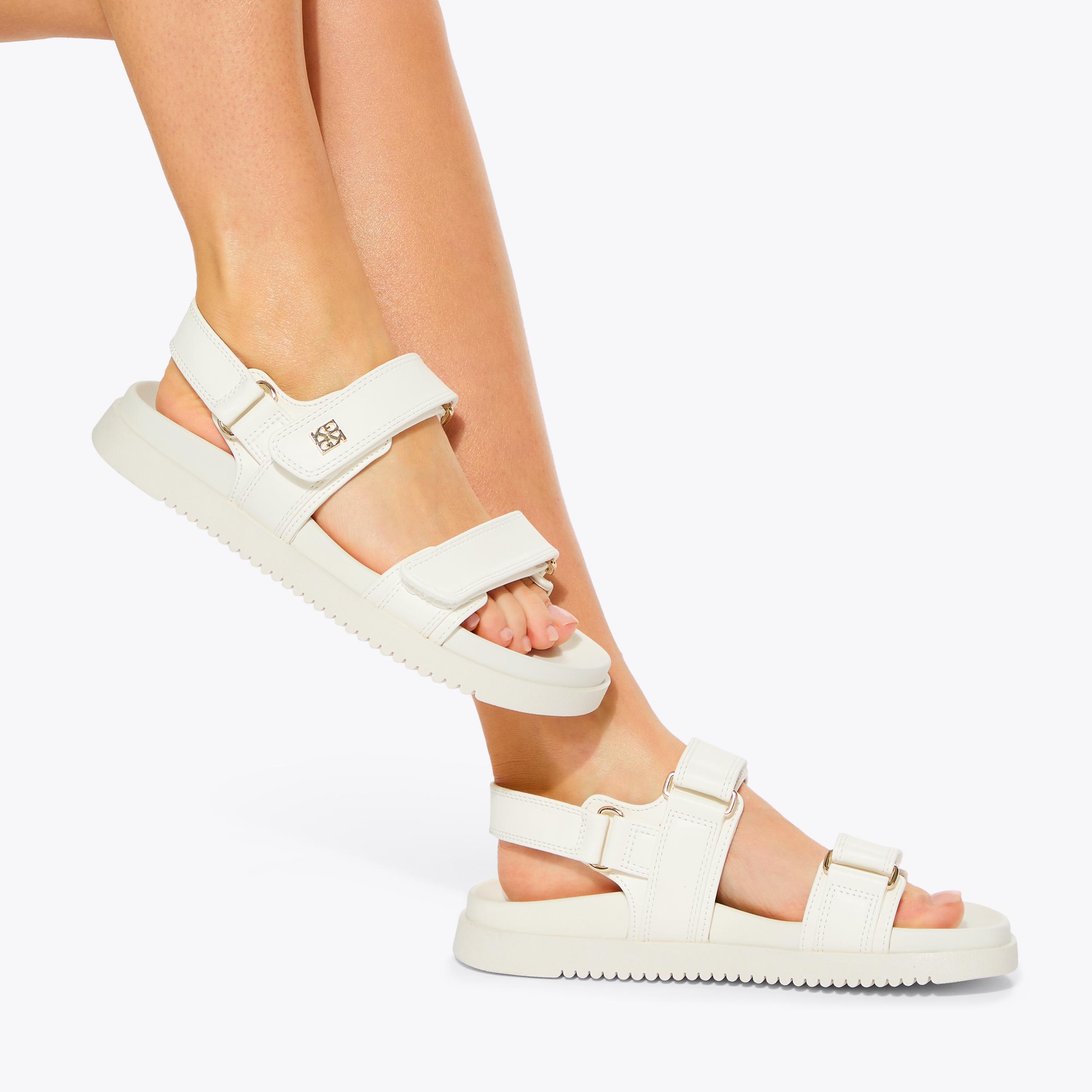 RORY2 Bone Velcro Sandal by KG KURT GEIGER