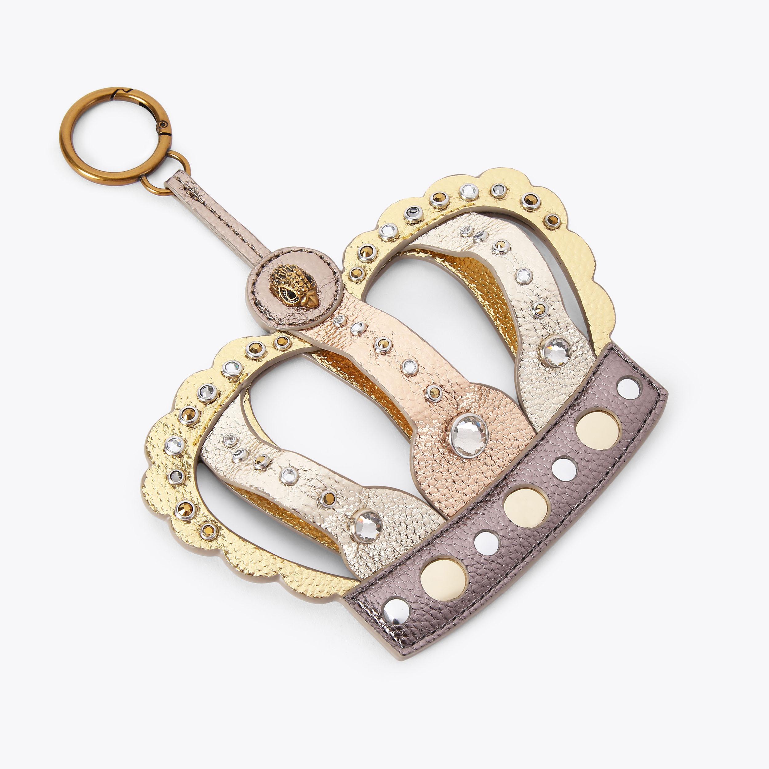 CROWN CHARM Metallic 3D Crown Charm by KURT GEIGER LONDON
