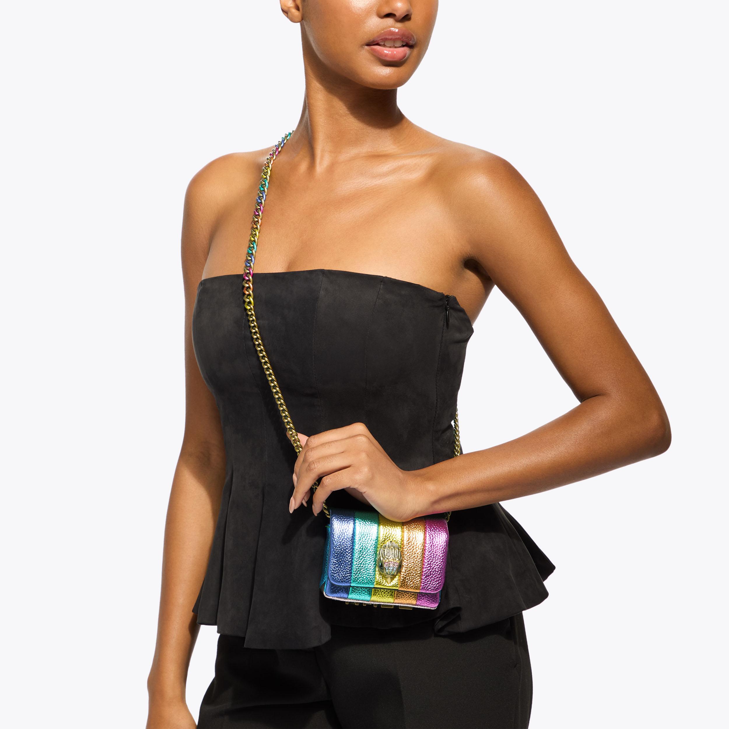 NANO KENSINGTON KURT Q Vertical Pebble Grain Cross Body Bag by KURT ...