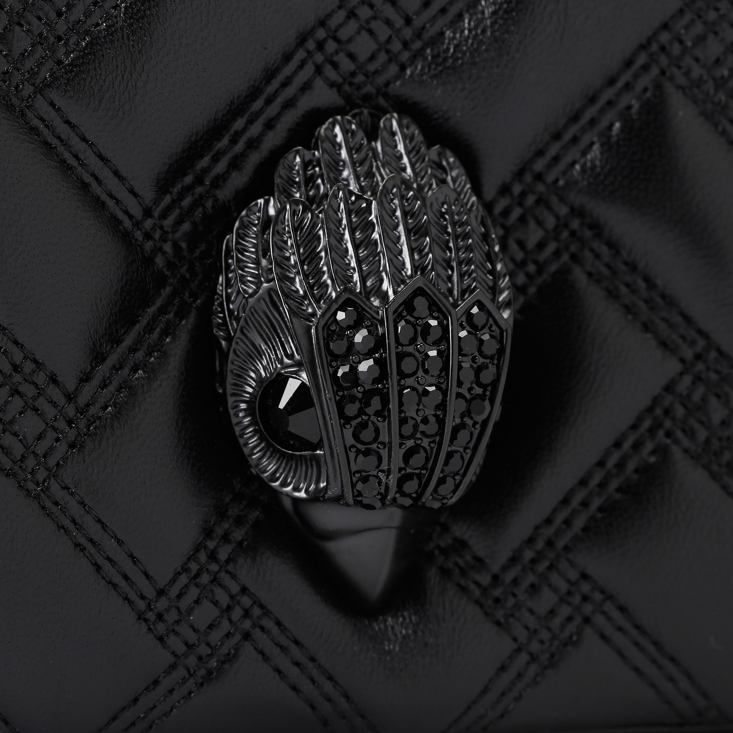 KENSINGTON PUFF 3 POUCH D Leather Drench Pouch Puff Bag by KURT GEIGER ...