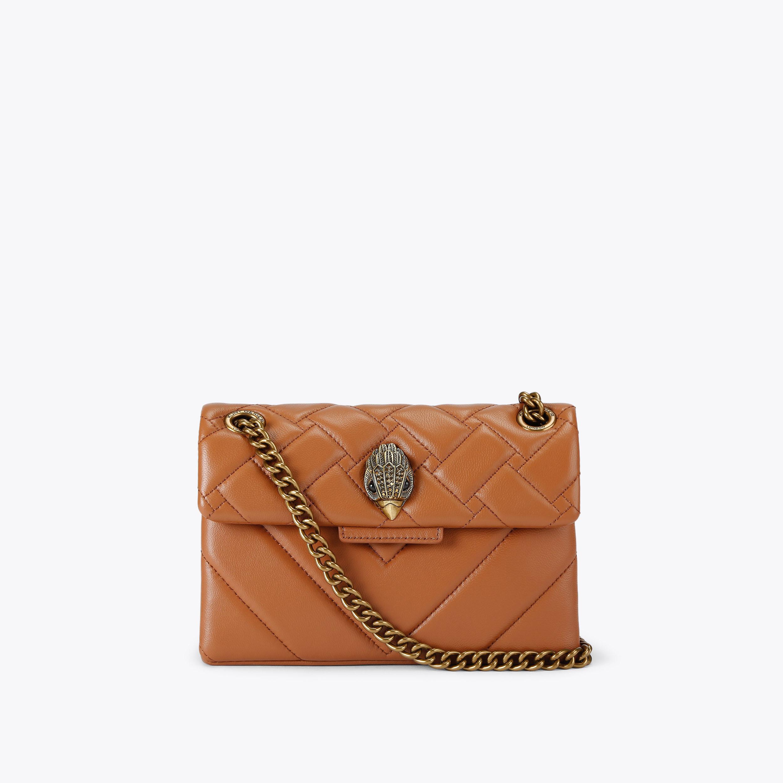 LEATHER MINI KENSINGTON Brown Leather Cross Body Bag by KURT GEIGER LONDON
