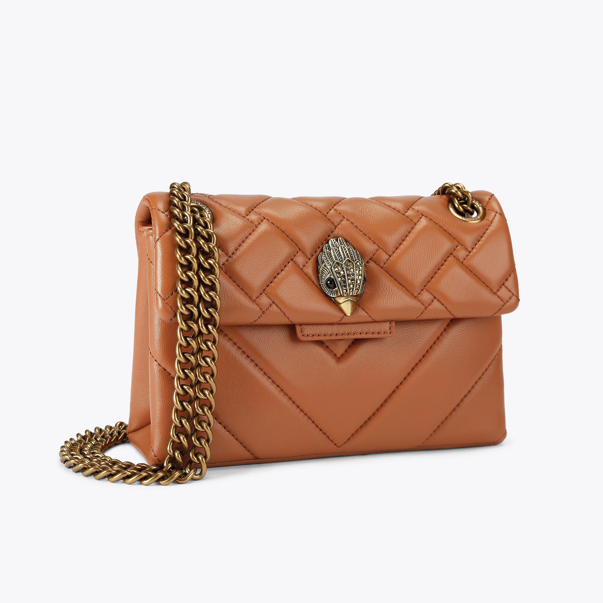 LEATHER MINI KENSINGTON Brown Leather Cross Body Bag by KURT GEIGER LONDON